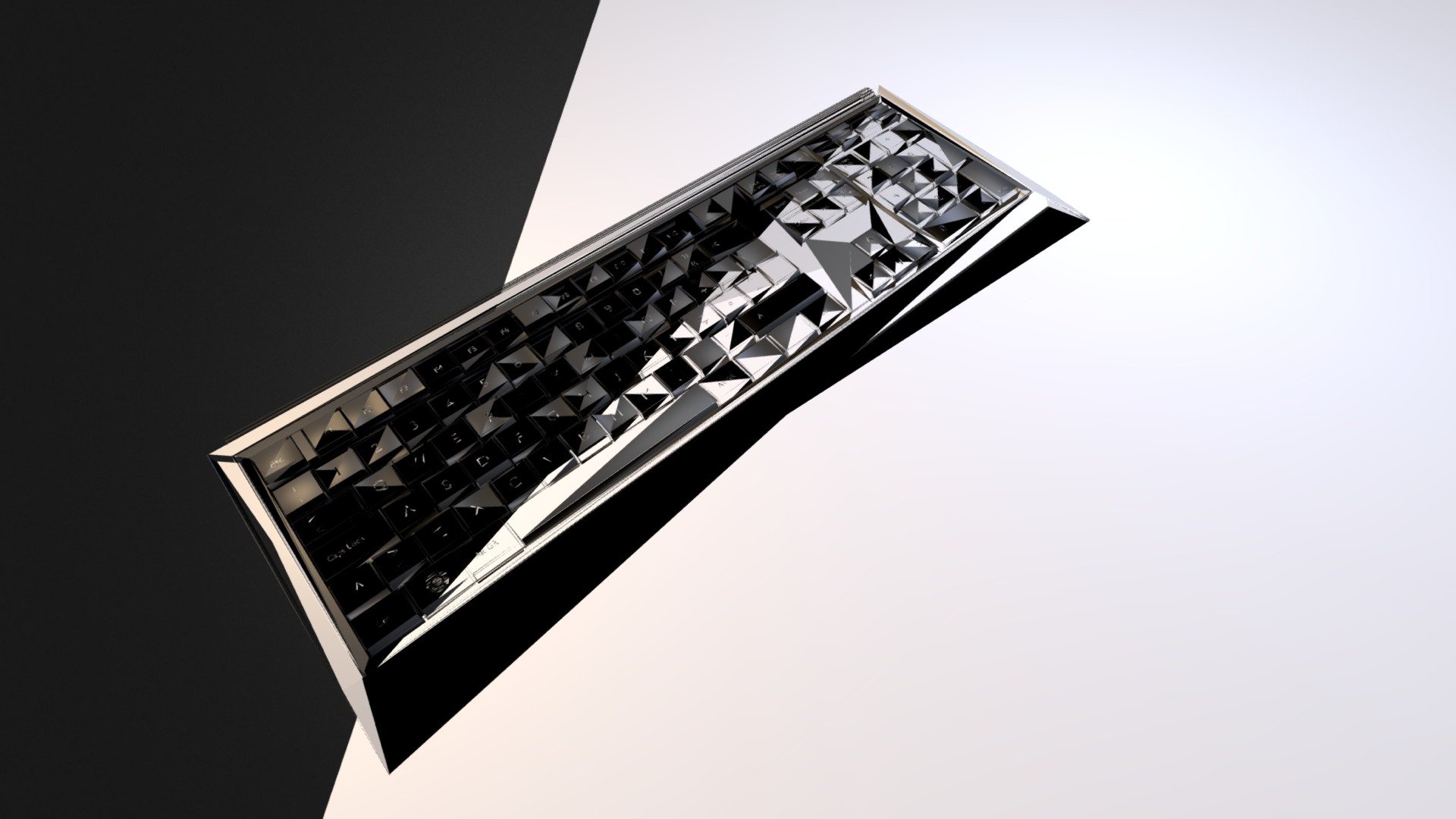 Keyboard - 3D model by Duarte Ramos (@duarte.framos) [9afaf7c] - Sketchfab
