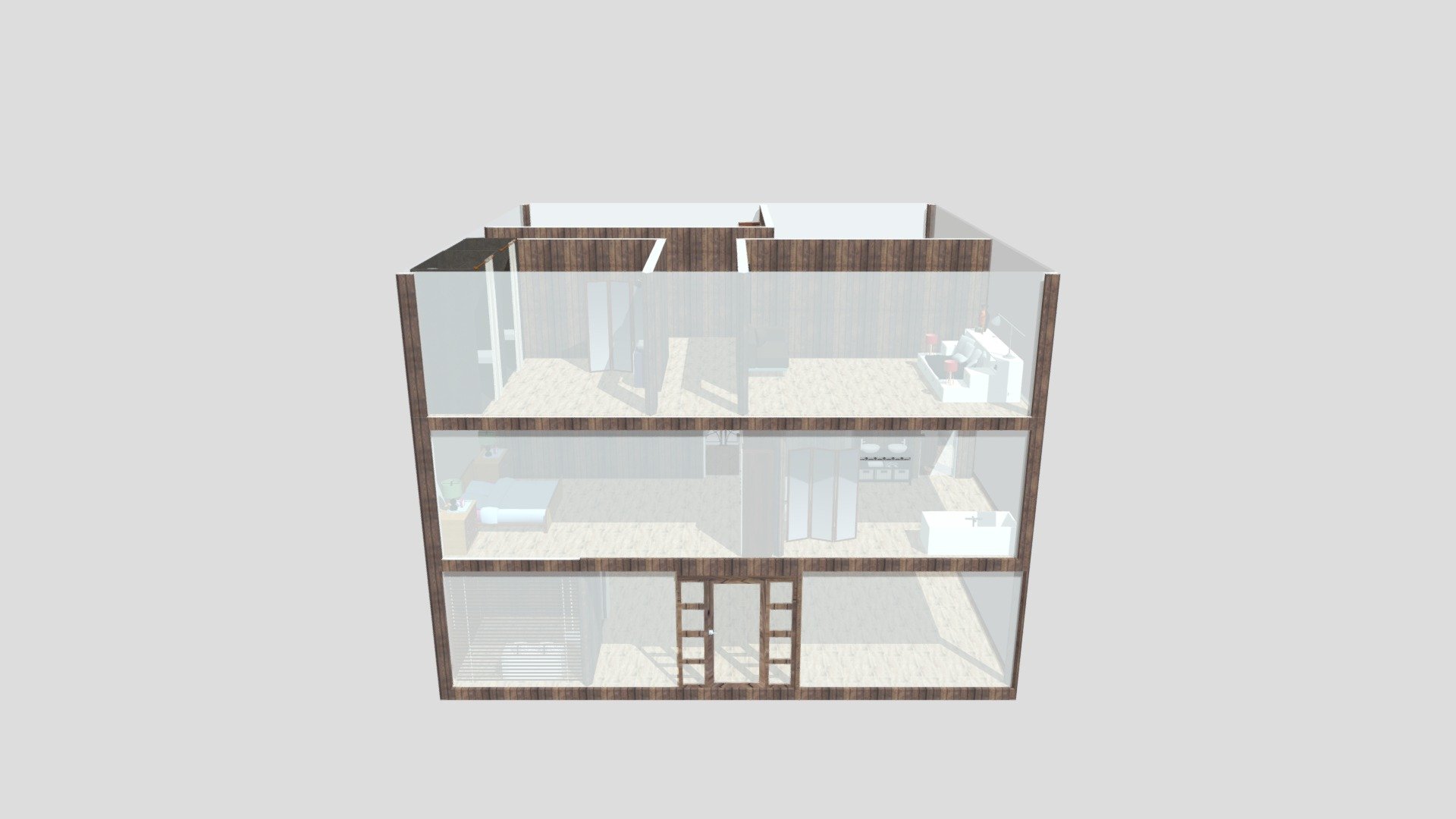 Glashaus - Download Free 3D model by Home Design 3D (@homedesign3d ...