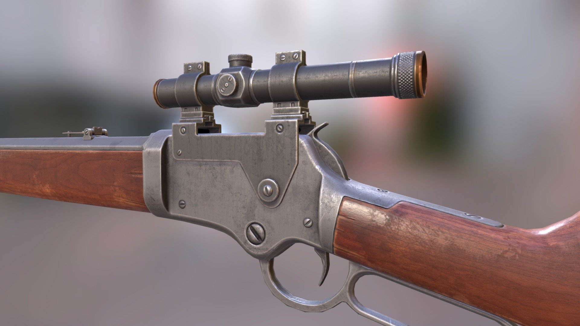 Rifle with an optical sight - Buy Royalty Free 3D model by stribog84 ...