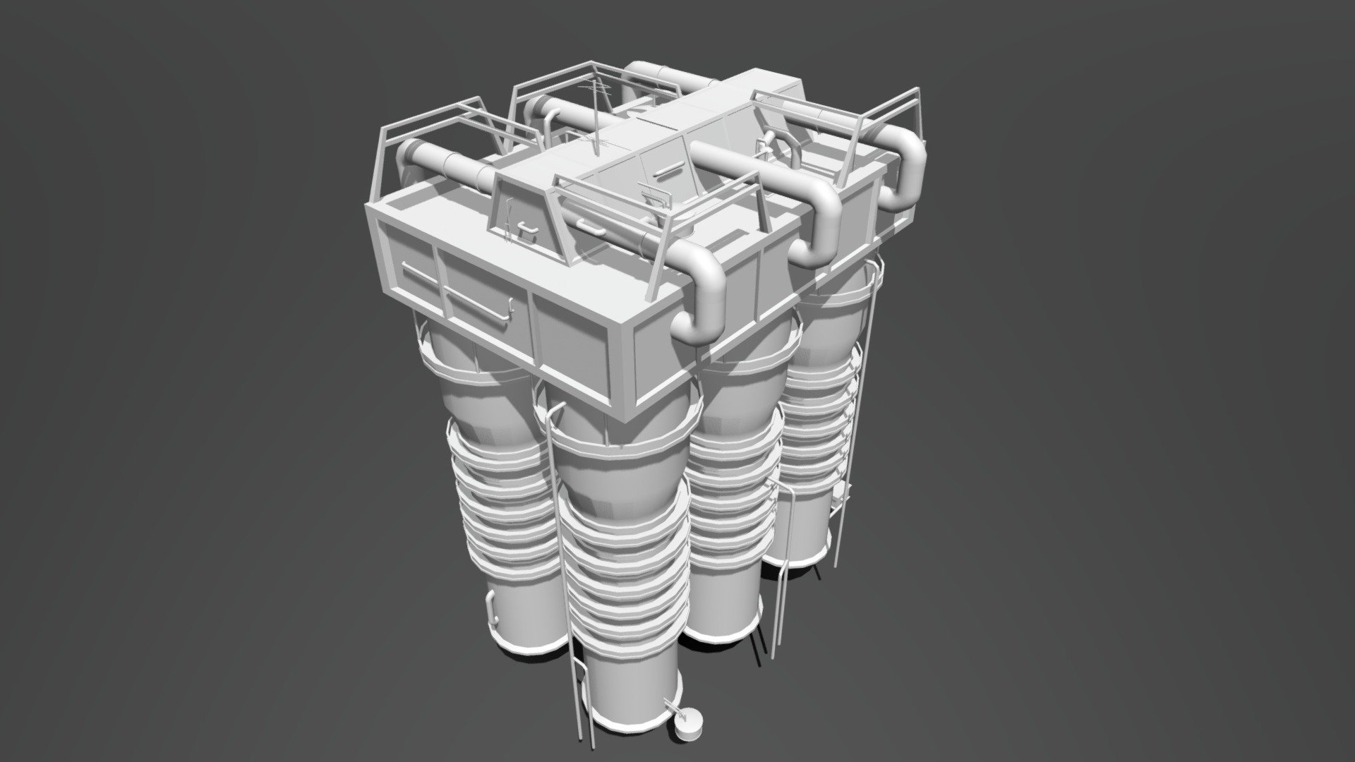 Factory Tower - 3D model by Sebastian.Dohnal [9afcc18] - Sketchfab