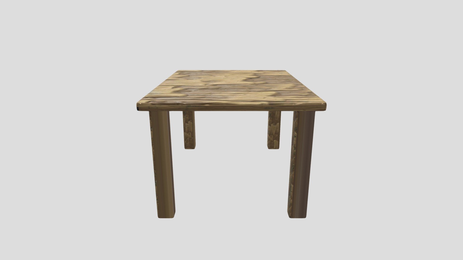 Simple rustic Table - 3D model by z3ldA_L1nK [9afe0c3] - Sketchfab
