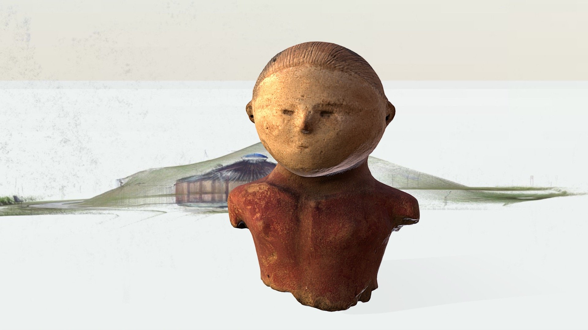 Ceramic Bottle Human Effigy - 3D model by University of South Florida ...