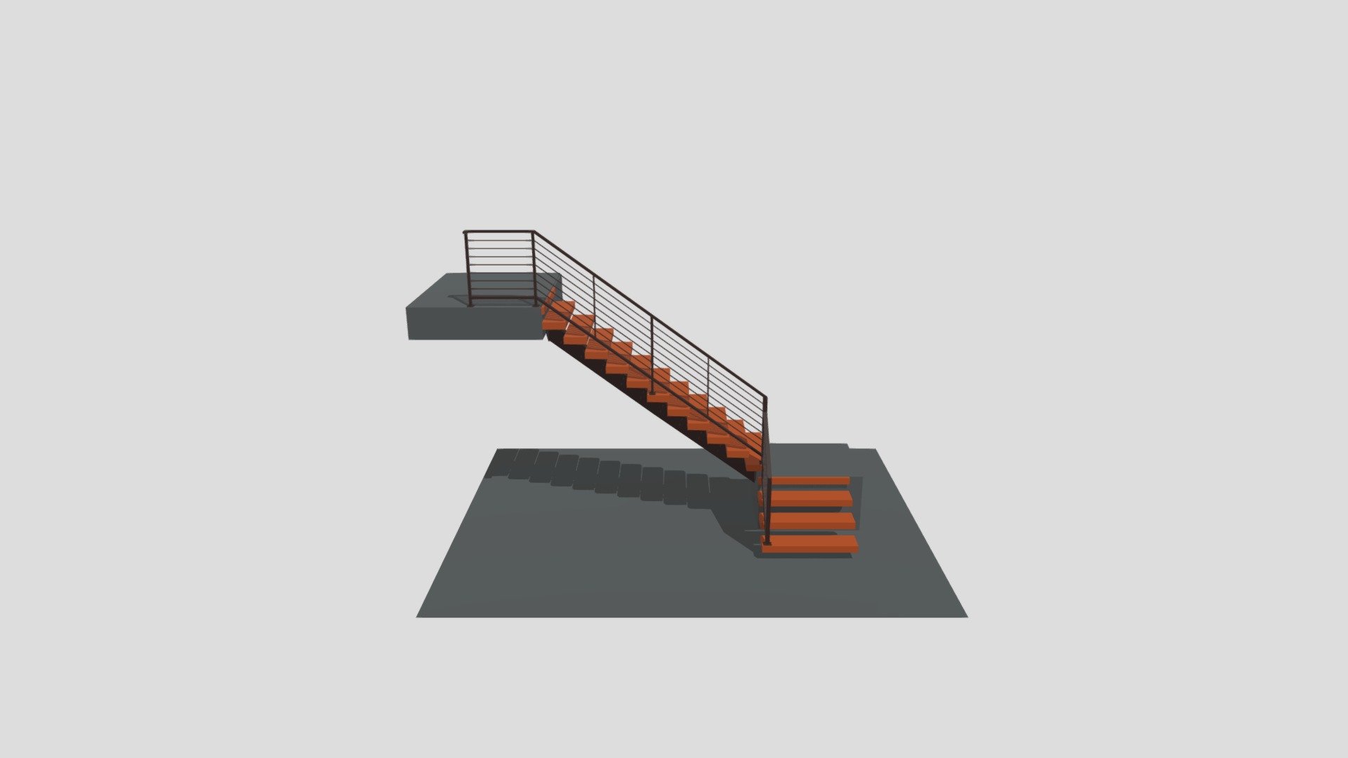 Stairs Sketchfab - Download Free 3D model by Jeff Tice (@jeffery71 ...