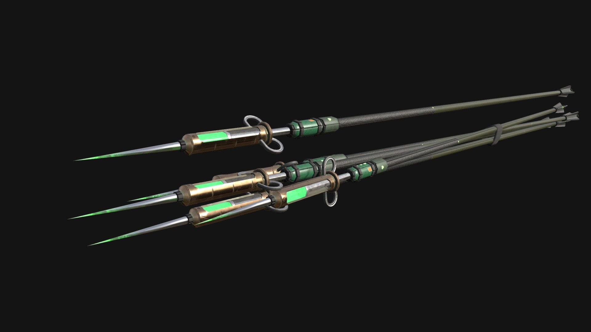 Sci-Fi Poison Arrows - Buy Royalty Free 3D model by Clockwork Creations ...
