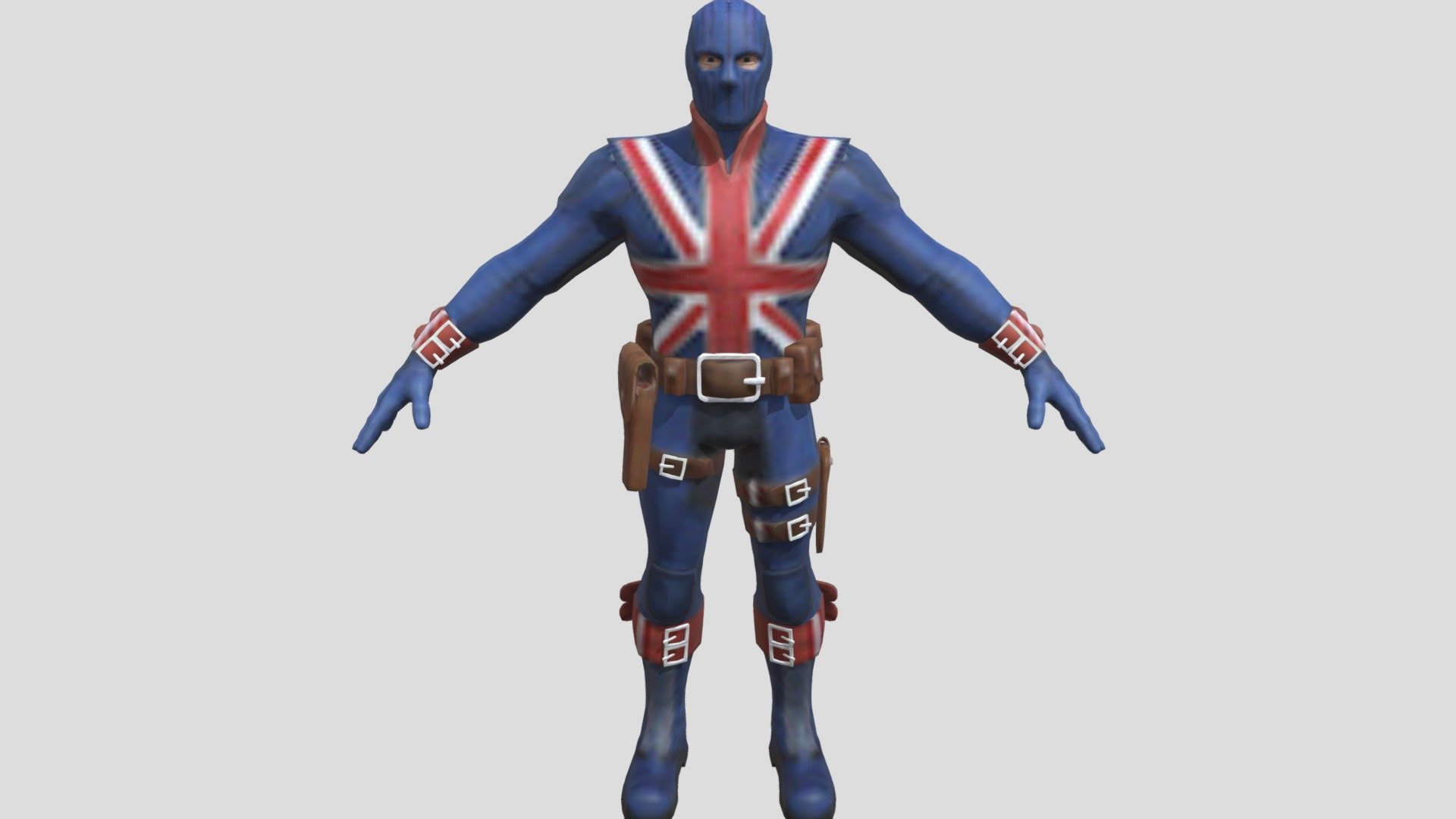 Union Jack - Download Free 3D model by 3D MODELS (@3dworldz) [9b017a9] - Sketchfab