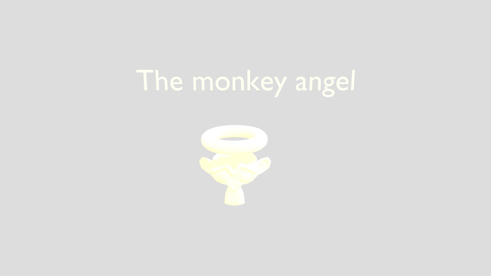 The Monkey Angel - Download Free 3D model by I_Am_A_Little_Neptune ...