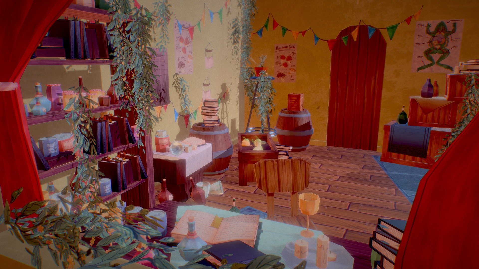 Maya's Witchy Study - 3D model by StrongerTea (@strrongertea) [9b02d68 ...