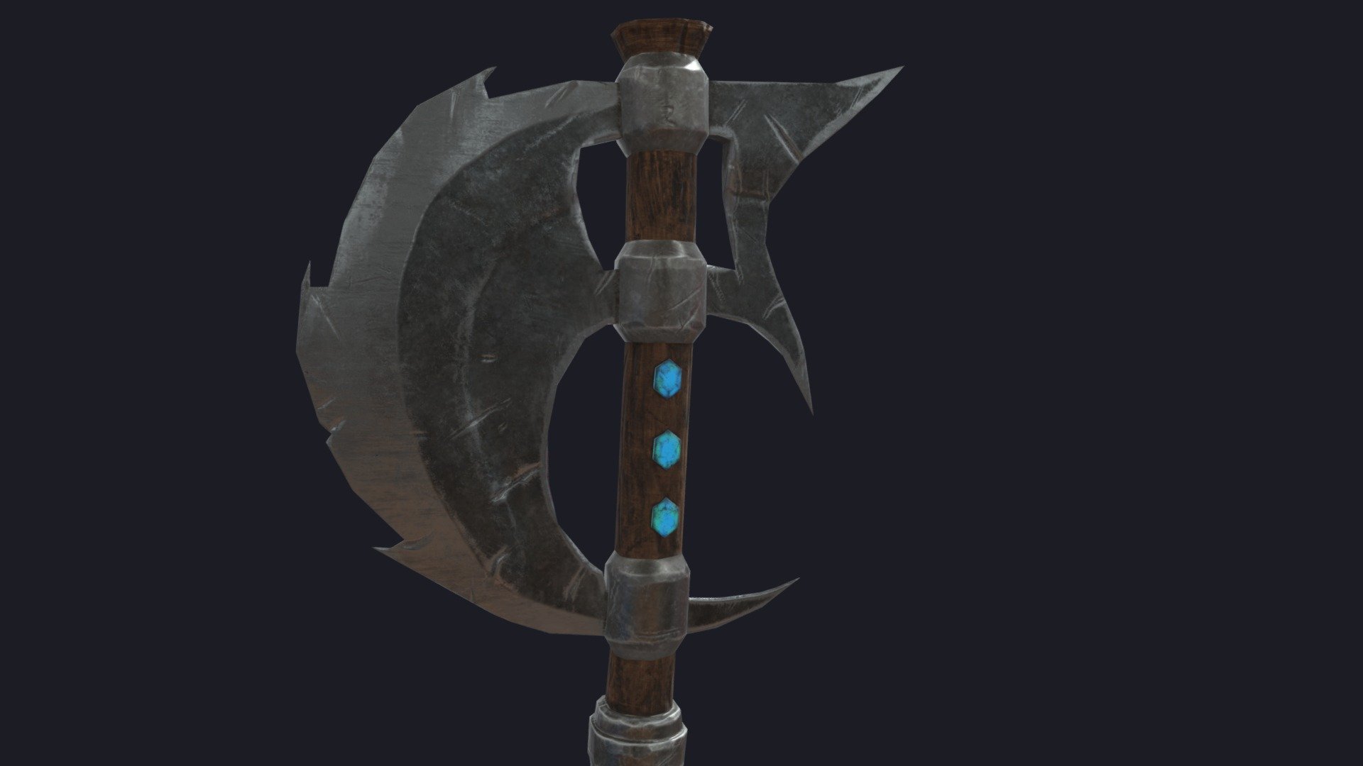Axe (game-ready) - 3D model by finskyes [9b03b50] - Sketchfab