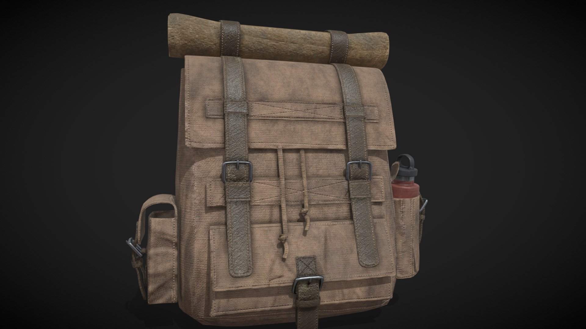 Old Backpack - Buy Royalty Free 3D model by Kayozz (@sachinkr858895 ...