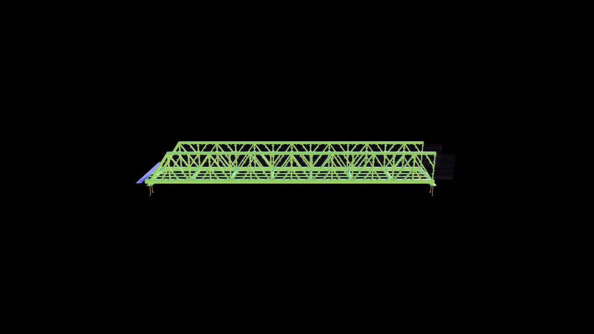 PASSERELLE 4 AVEC GRILLAGE - 3D model by Steel-Dou7 (@steeldou7 ...