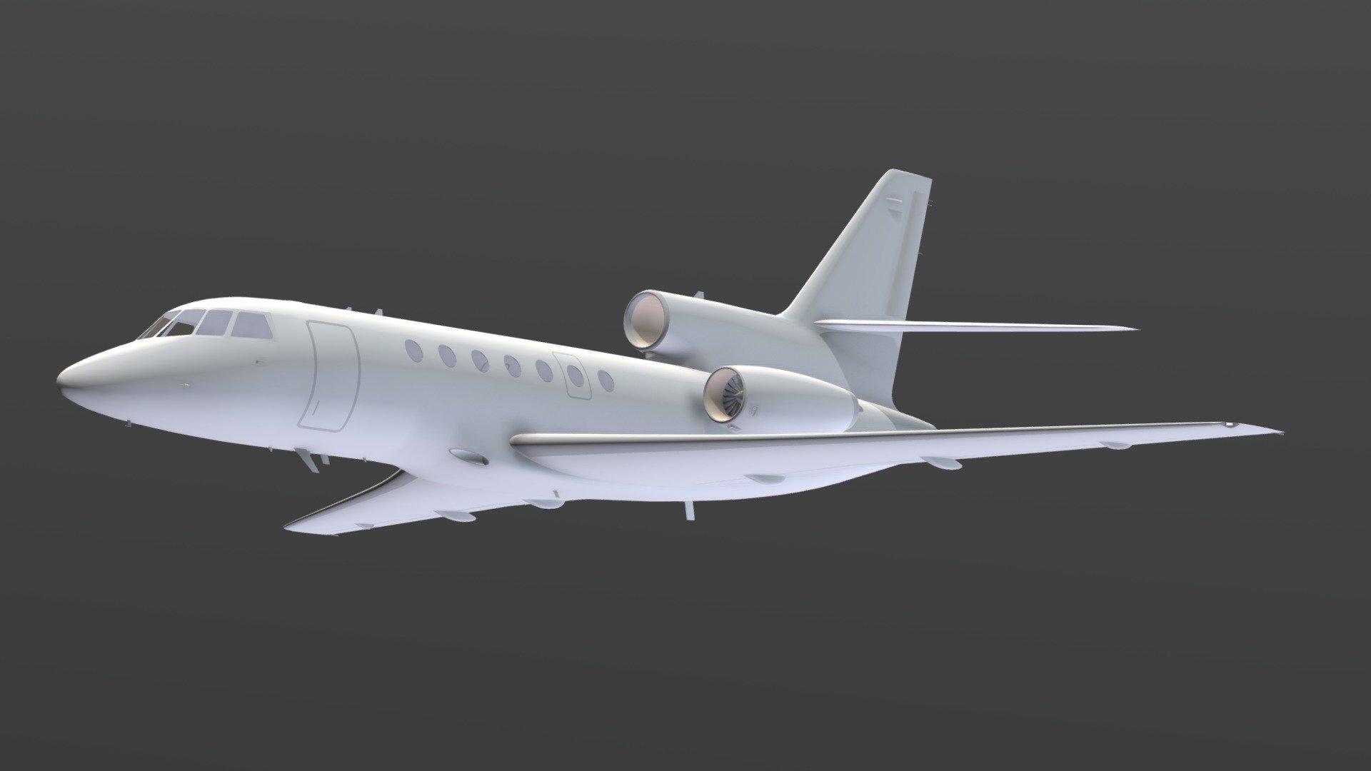 Dassault Falcon 50 - Download Free 3D model by Civorsky [9b076e3 ...