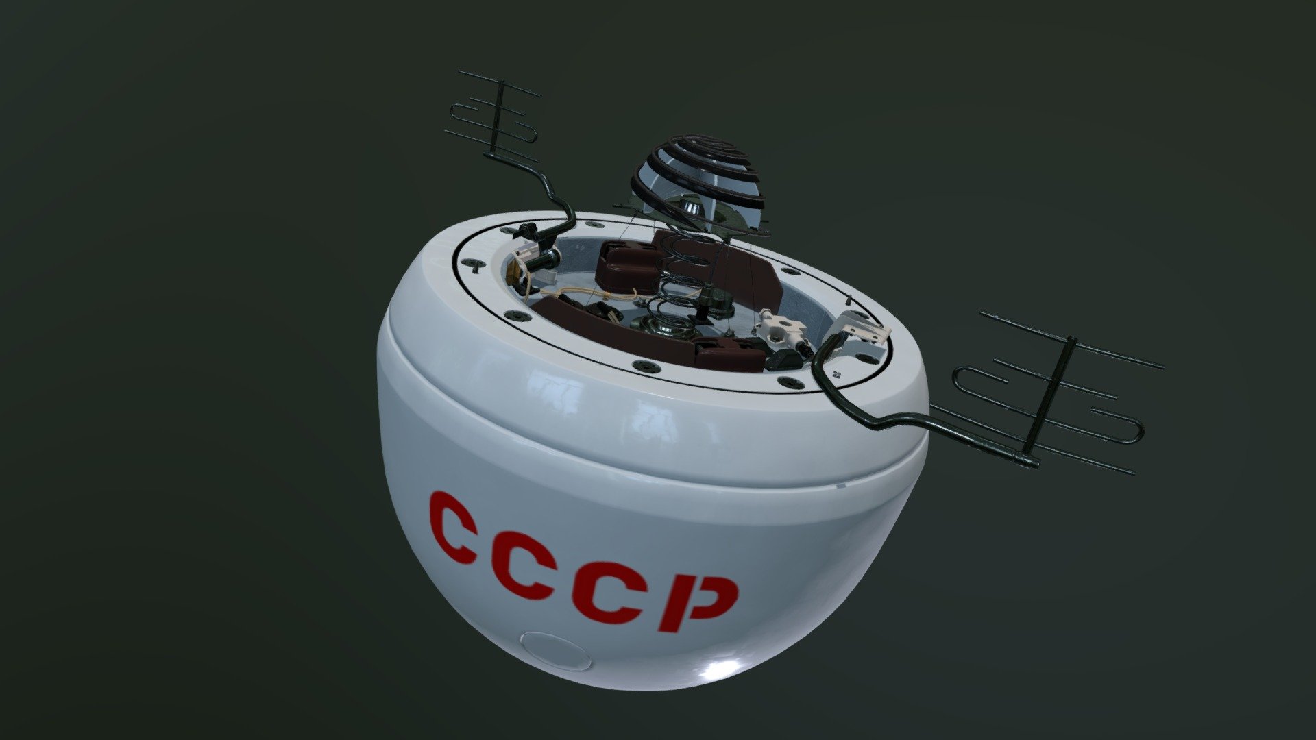 Venera 3 Space Probe - Download Free 3D model by Guksir (@Smehoon) [9b08089] - Sketchfab