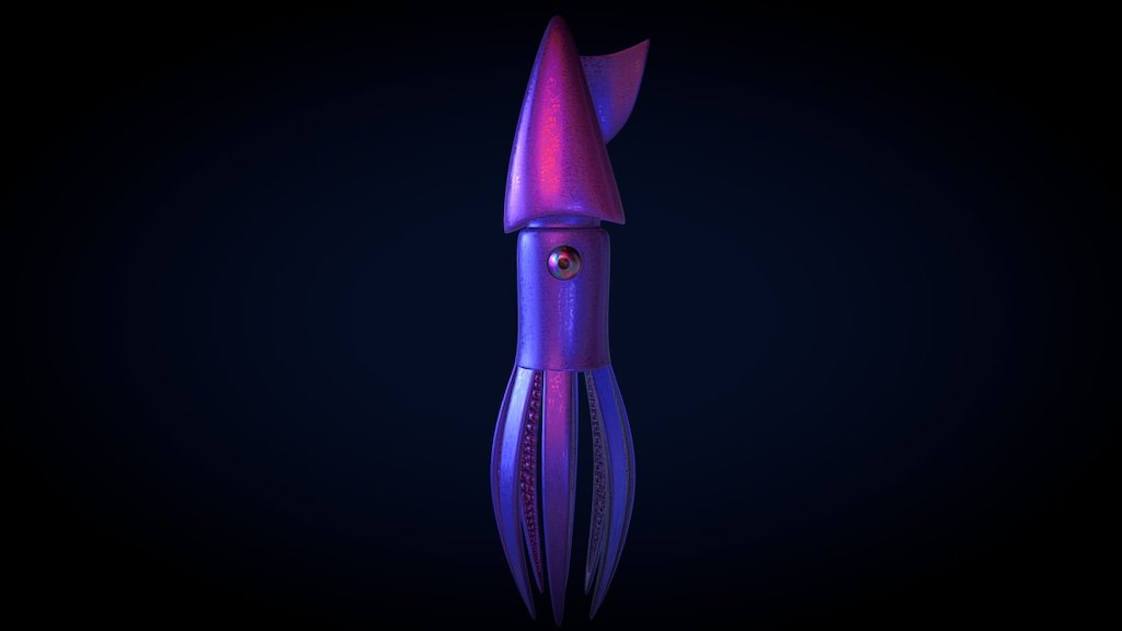 Squid Test - 3D model by megamaniac [9b085fa] - Sketchfab