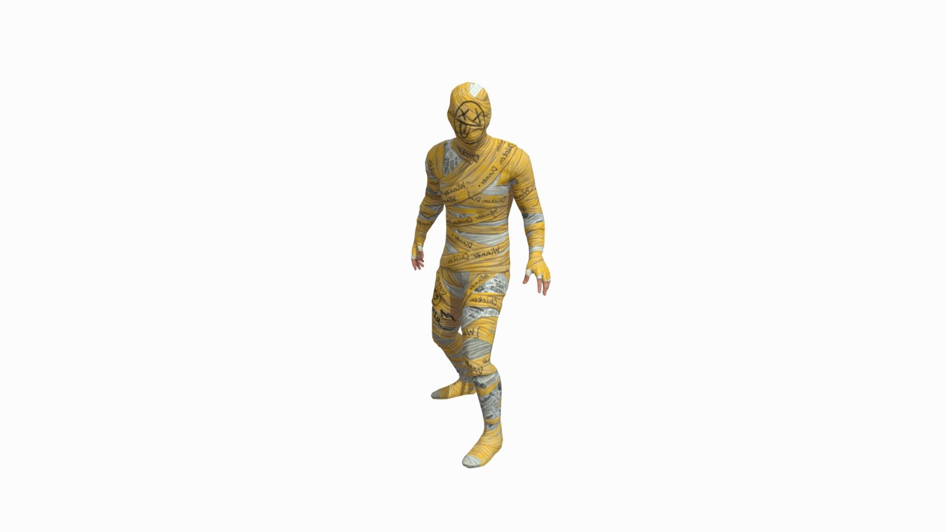 Underworld Guide set (Yellow mummy) Idle - Download Free 3D model by YT ...