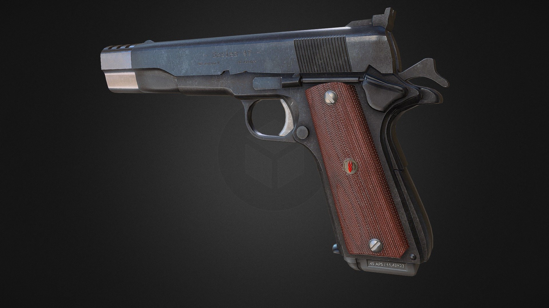 M1911A1 - 3D model by JavaResistance [9b0aeeb] - Sketchfab