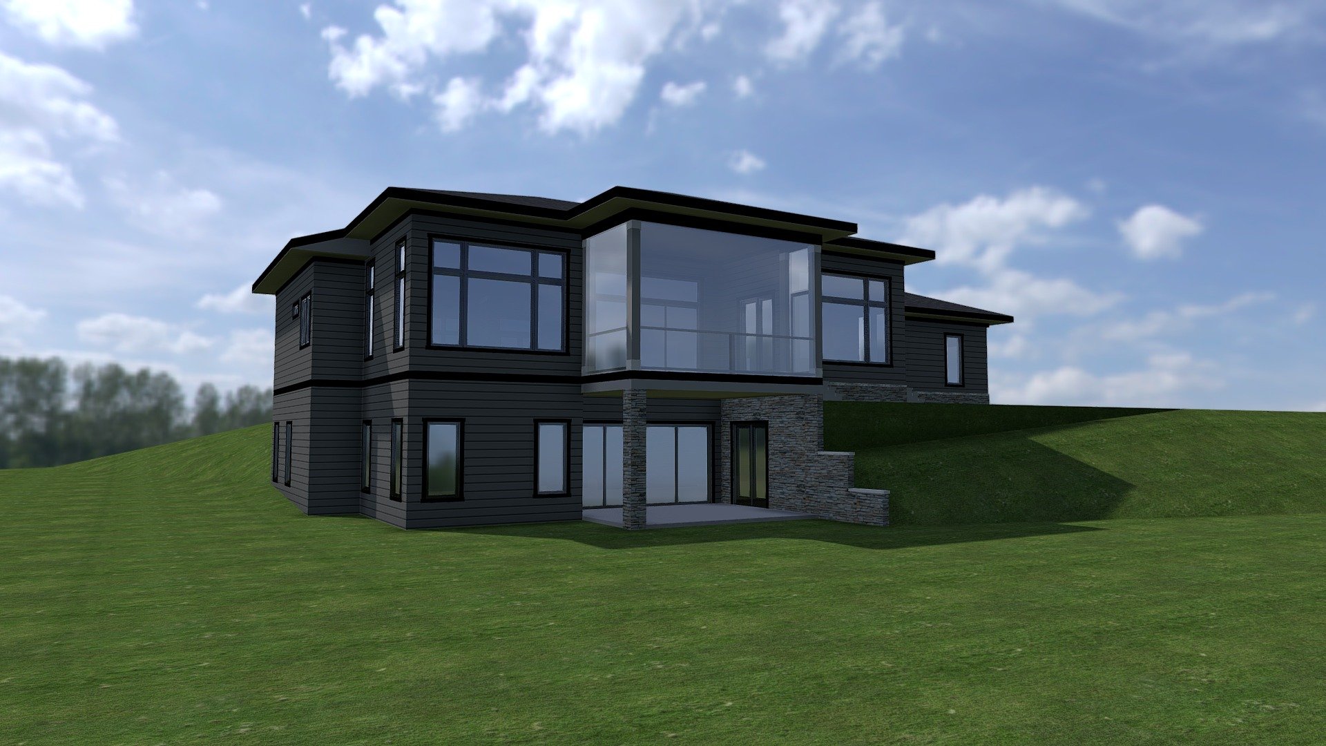 Bost - 360 spin model of 3D house - 3D model by Render3DQuick [9b0b807 ...