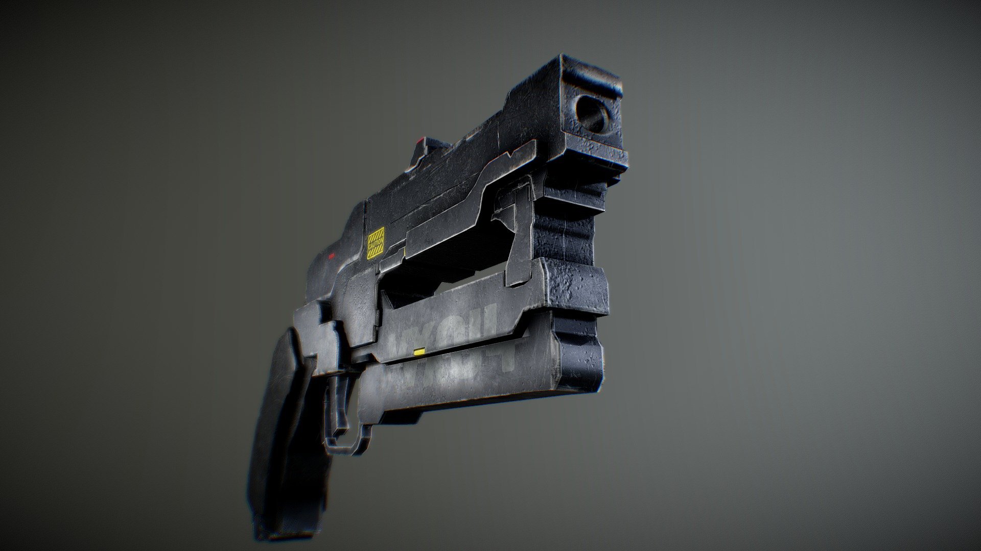 Cyberpunk Gun - Download Free 3D model by Ziaraallman_3D (@Ziaraallman ...