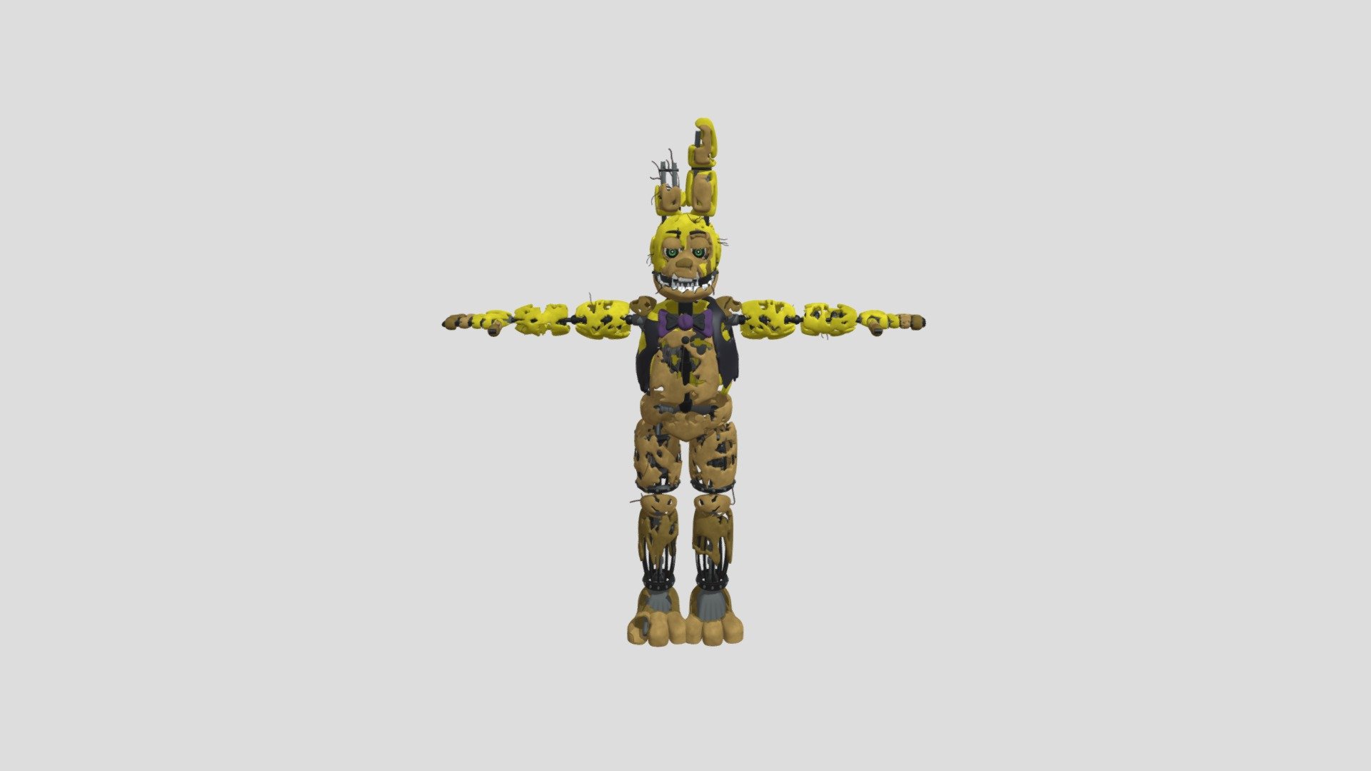 withered springbonnie itzbunny - Download Free 3D model by Bunks Stark ...