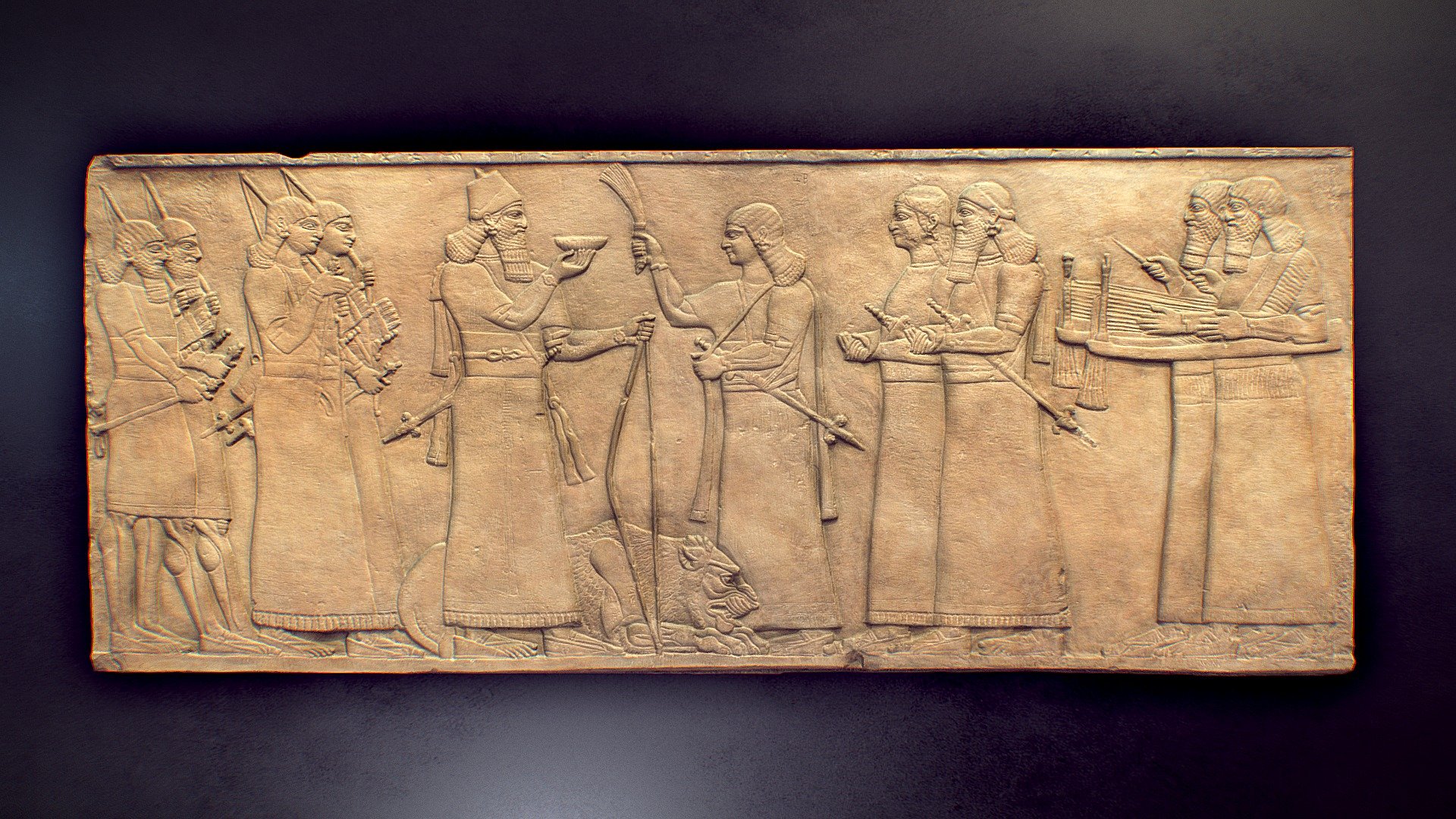 Libation with Musicians - Download Free 3D model by Harvard Museum of ...