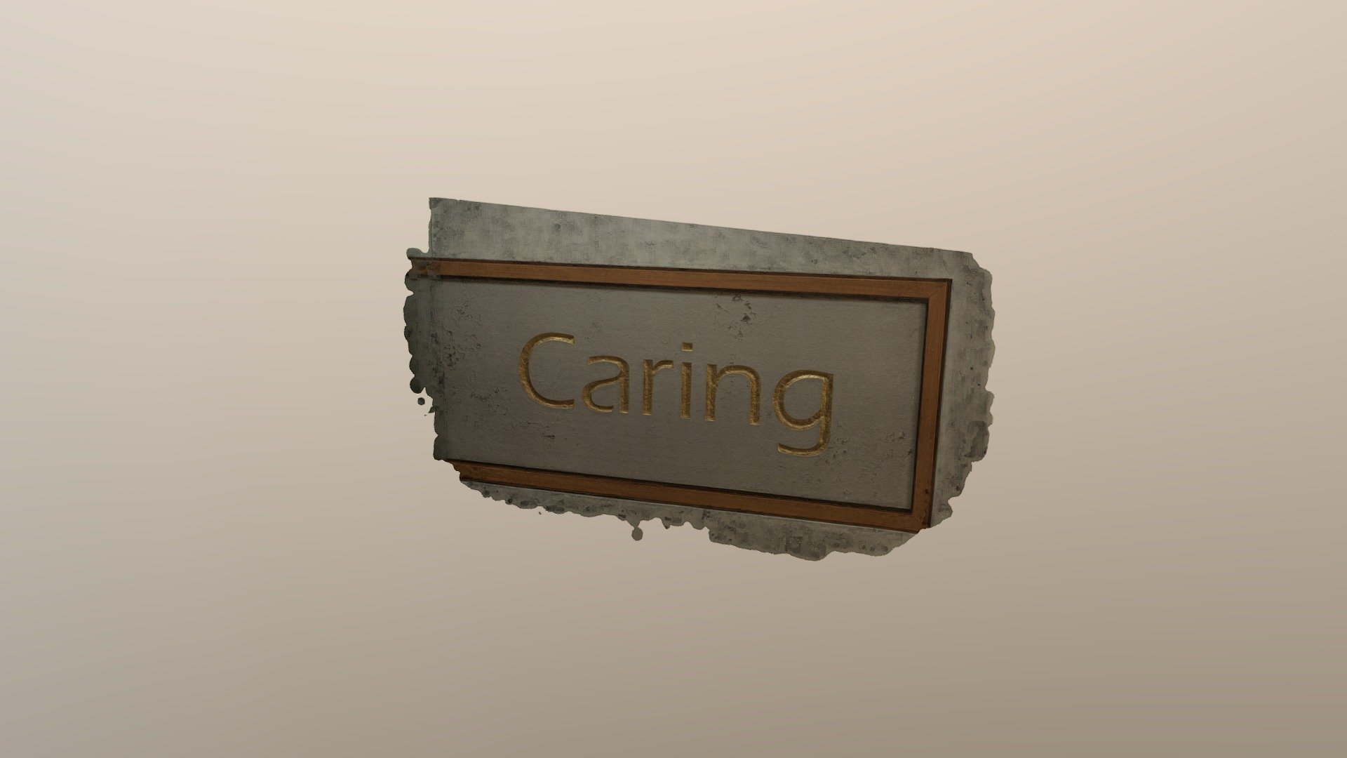 CaringSign - 3D model by paulgale [9b0d3bf] - Sketchfab