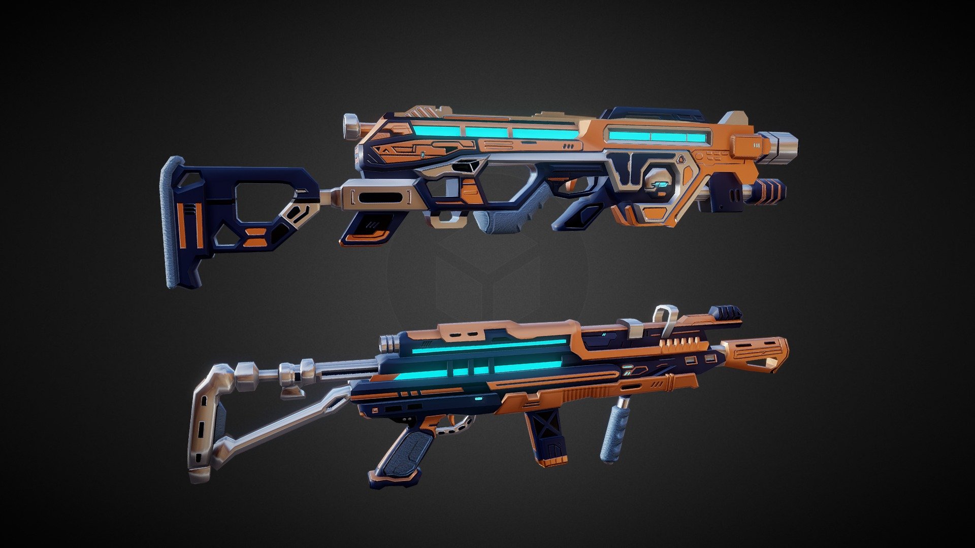 sci-fi assault rifles - Download Free 3D model by e-restrepo1114 ...