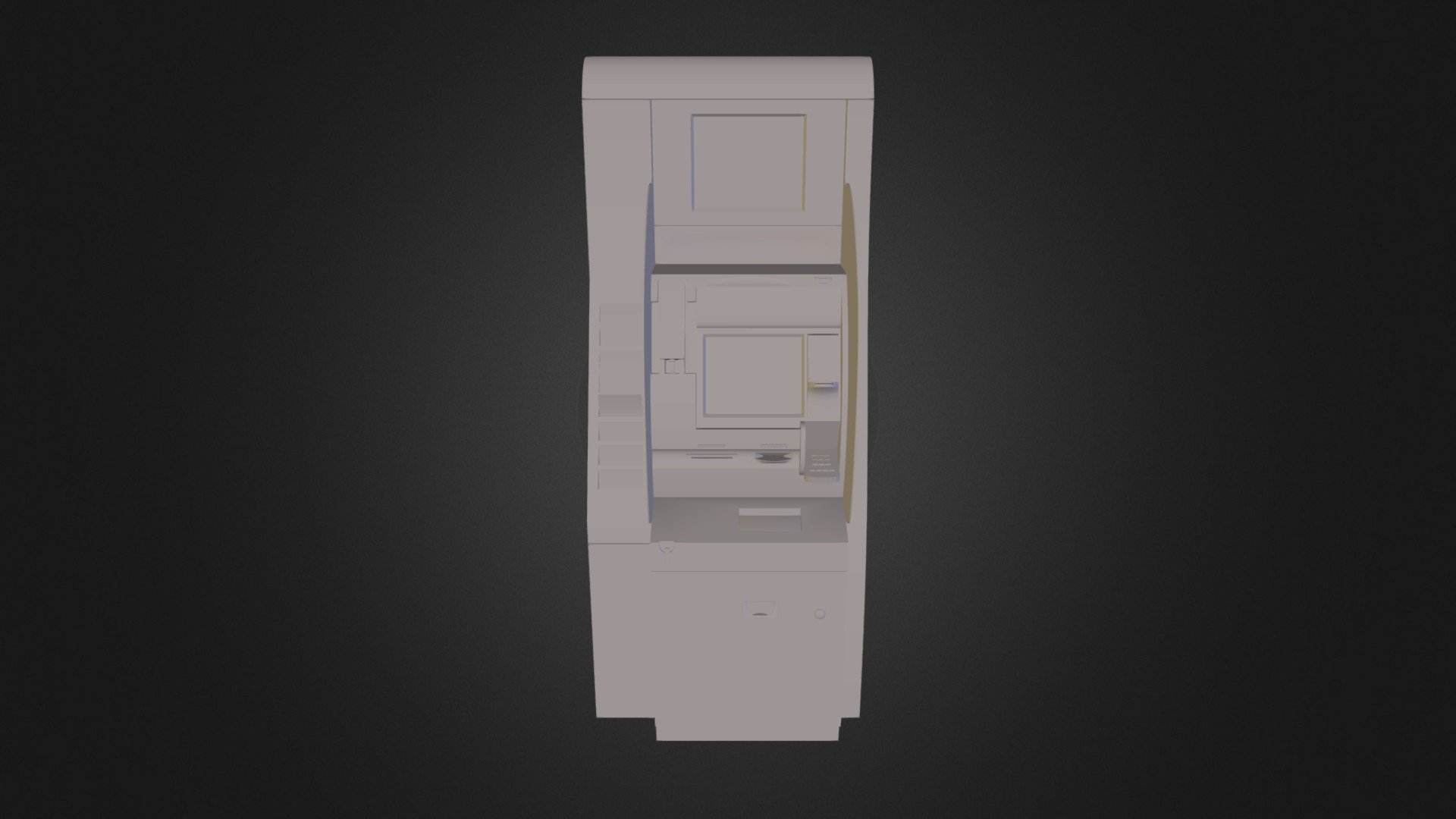 Atm Machine - 3D model by domel [9b0dbf1] - Sketchfab