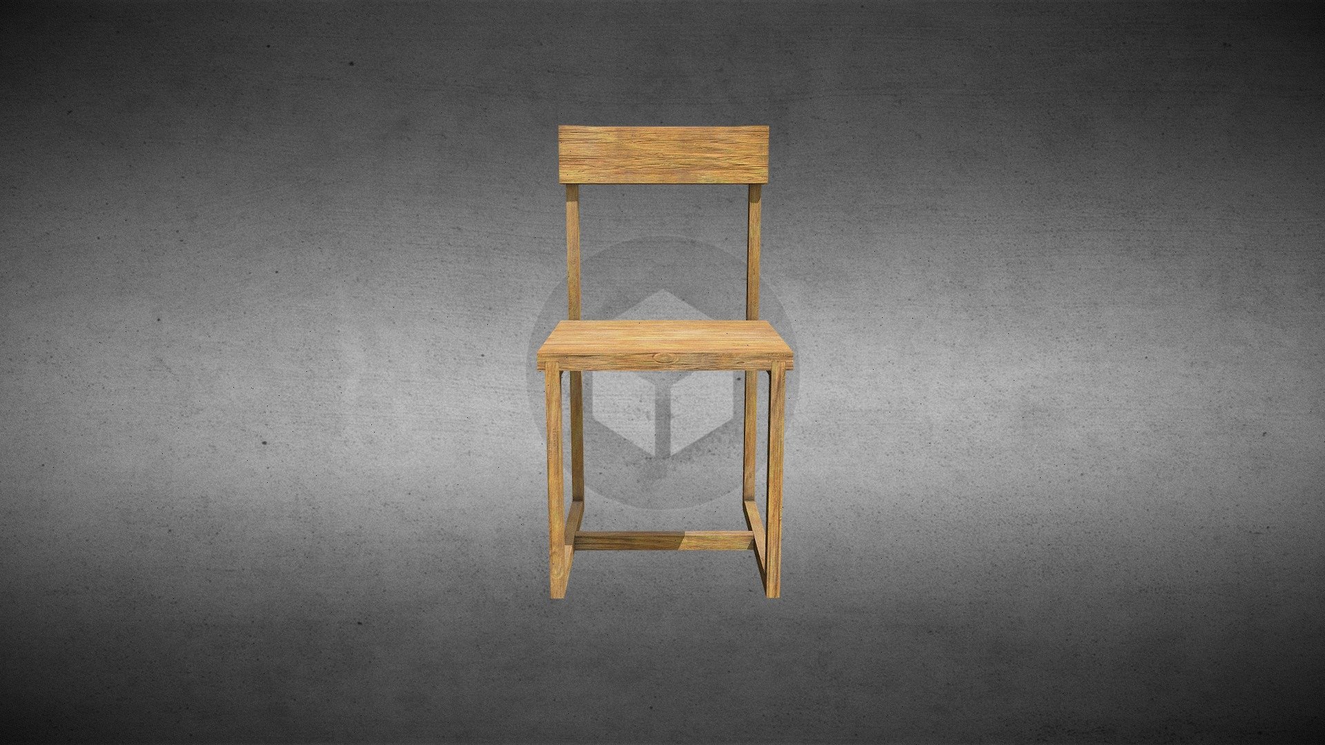 Simple Geometric Chair - The Gathering Chair - Download Free 3D model ...