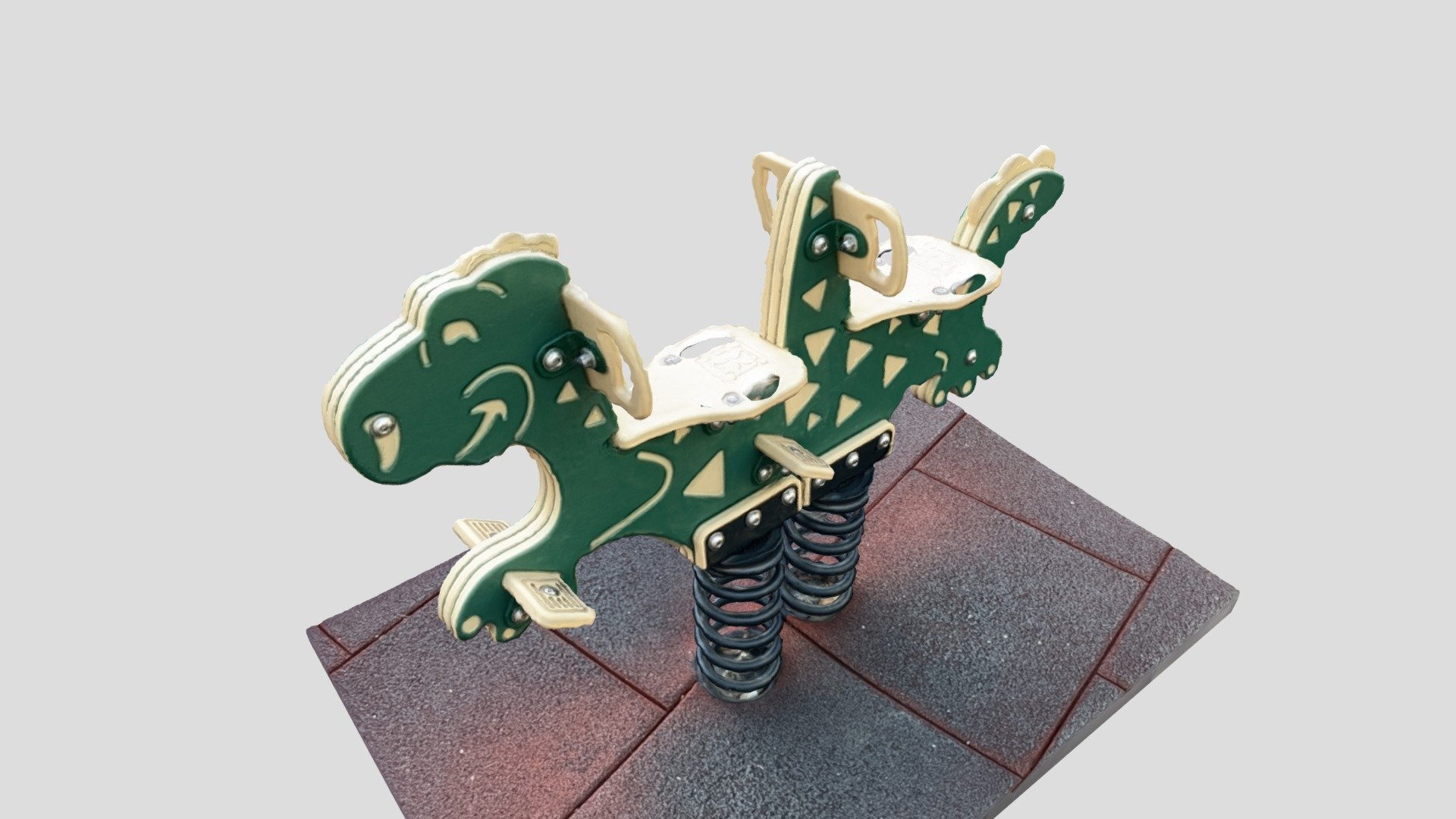 Children Spring Horse 1 (Dinasour) - Download Free 3D model by YK.Chau ...