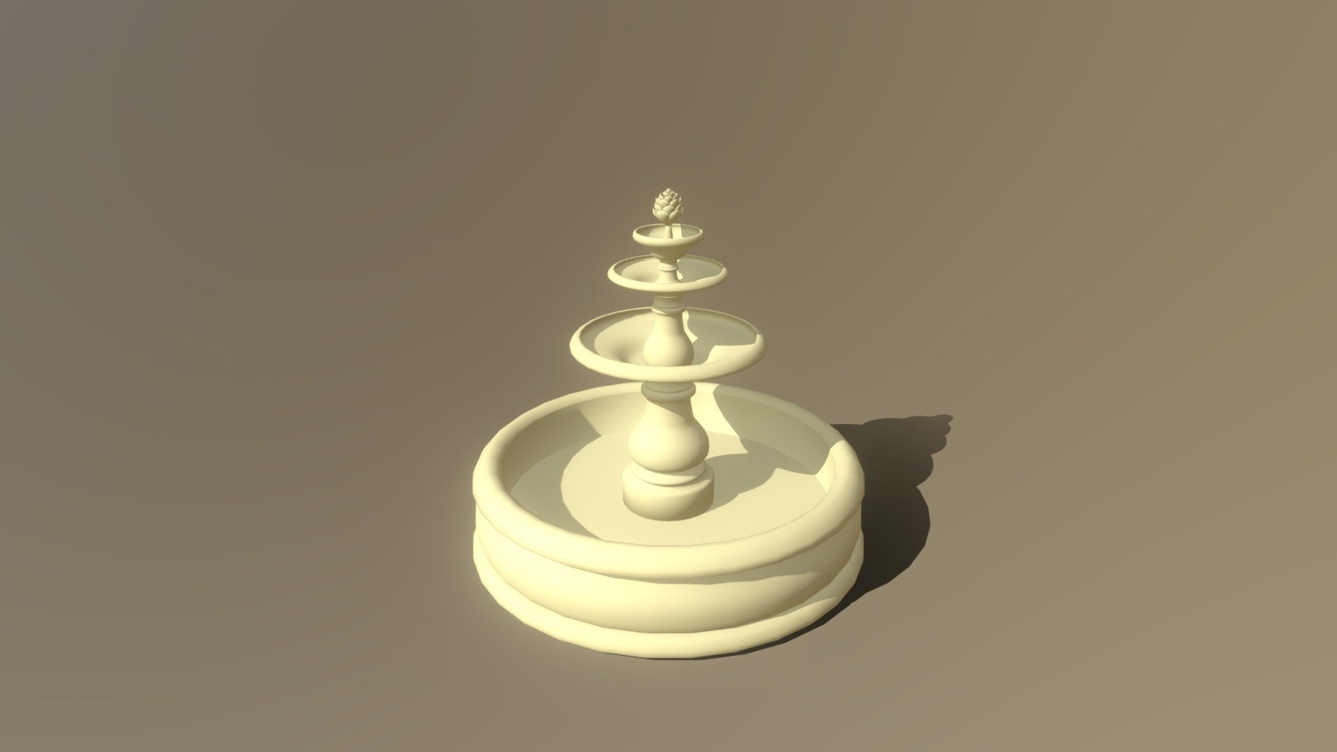 Fountain - 3D model by Laure (@lolopoly) [9b0f923] - Sketchfab