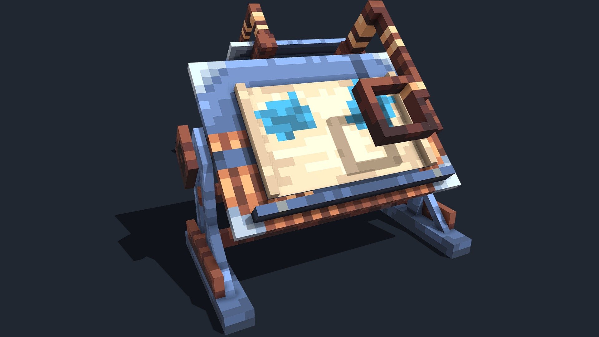 Research table from Rust - 3D model by sergonsergo [9b10416] - Sketchfab