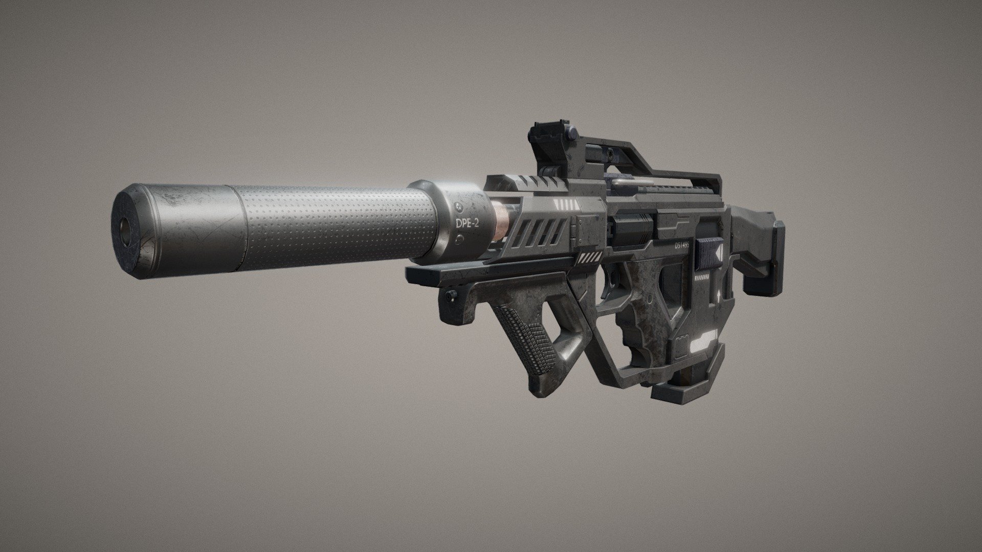 Xiaonan Engineer Gun - 3D model by Fedor (@specterb) [9b12900] - Sketchfab