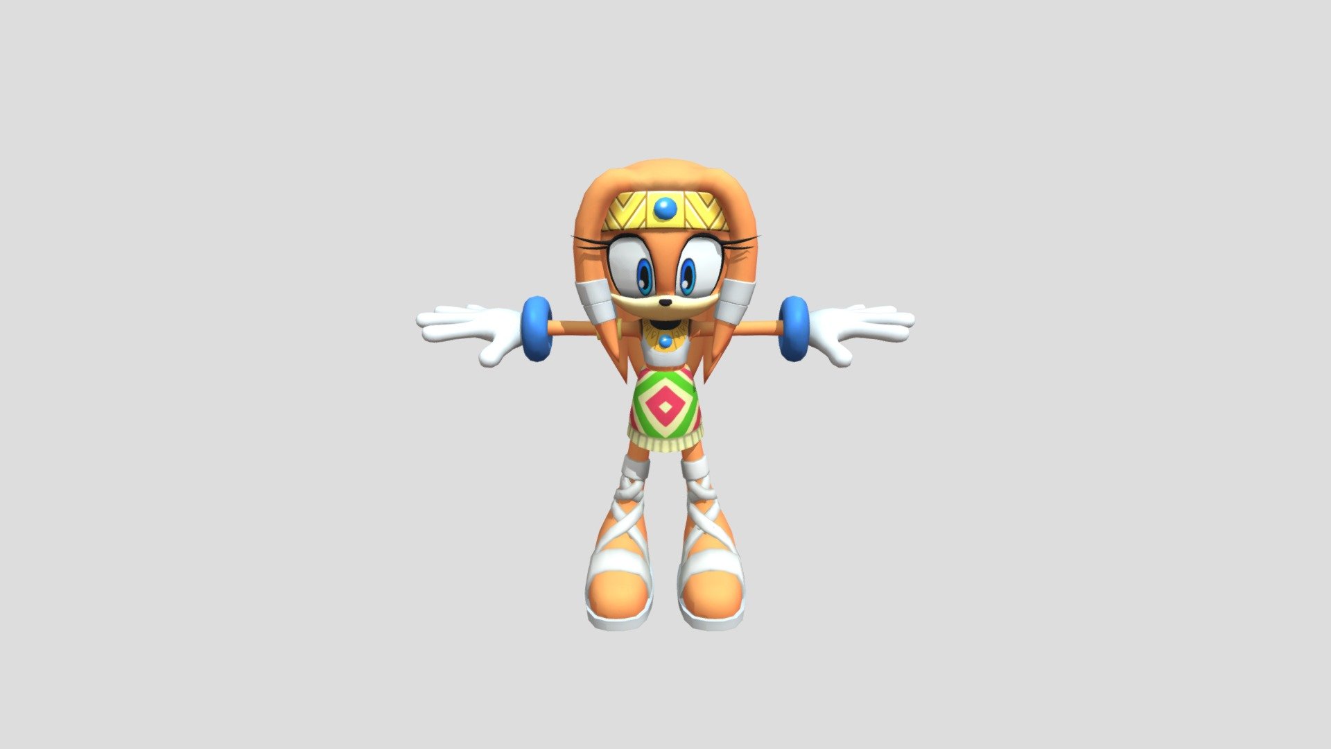 Tikal The Echidna Modern (Sonic Blitz) - Download Free 3D model by ...