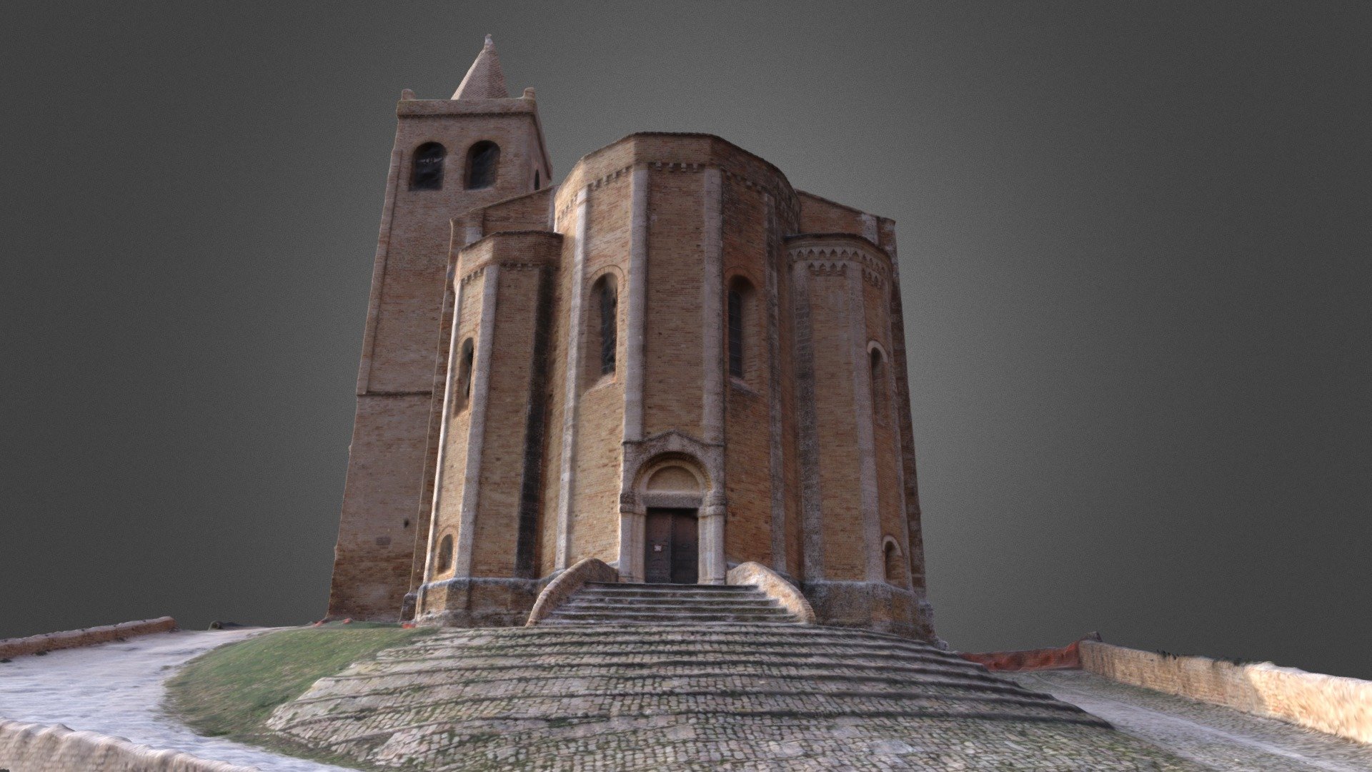 Santa Maria della Rocca - Offida - Download Free 3D model by Stefano ...