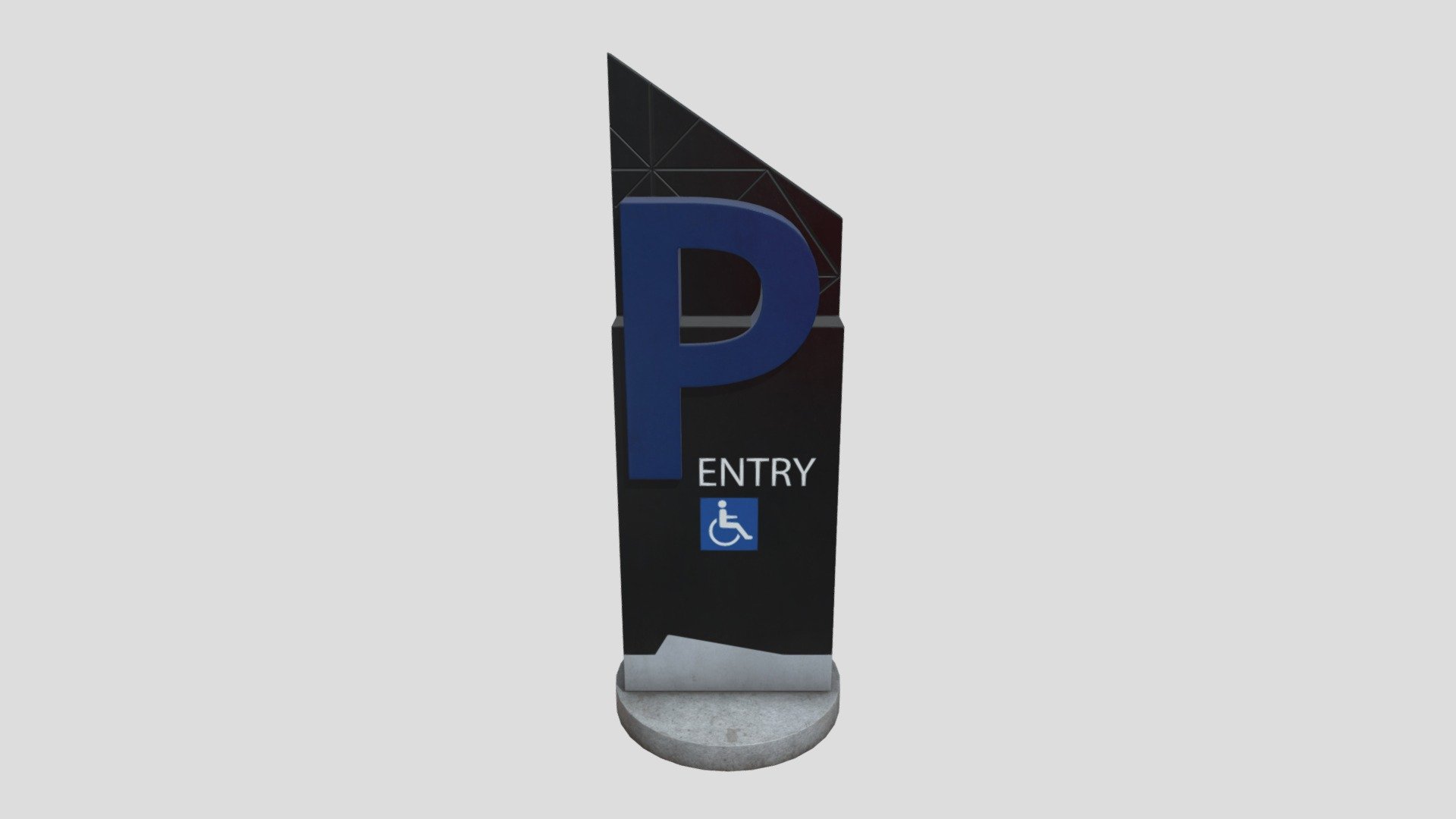 information sign 34 AM211 Archmodel - Buy Royalty Free 3D model by ...
