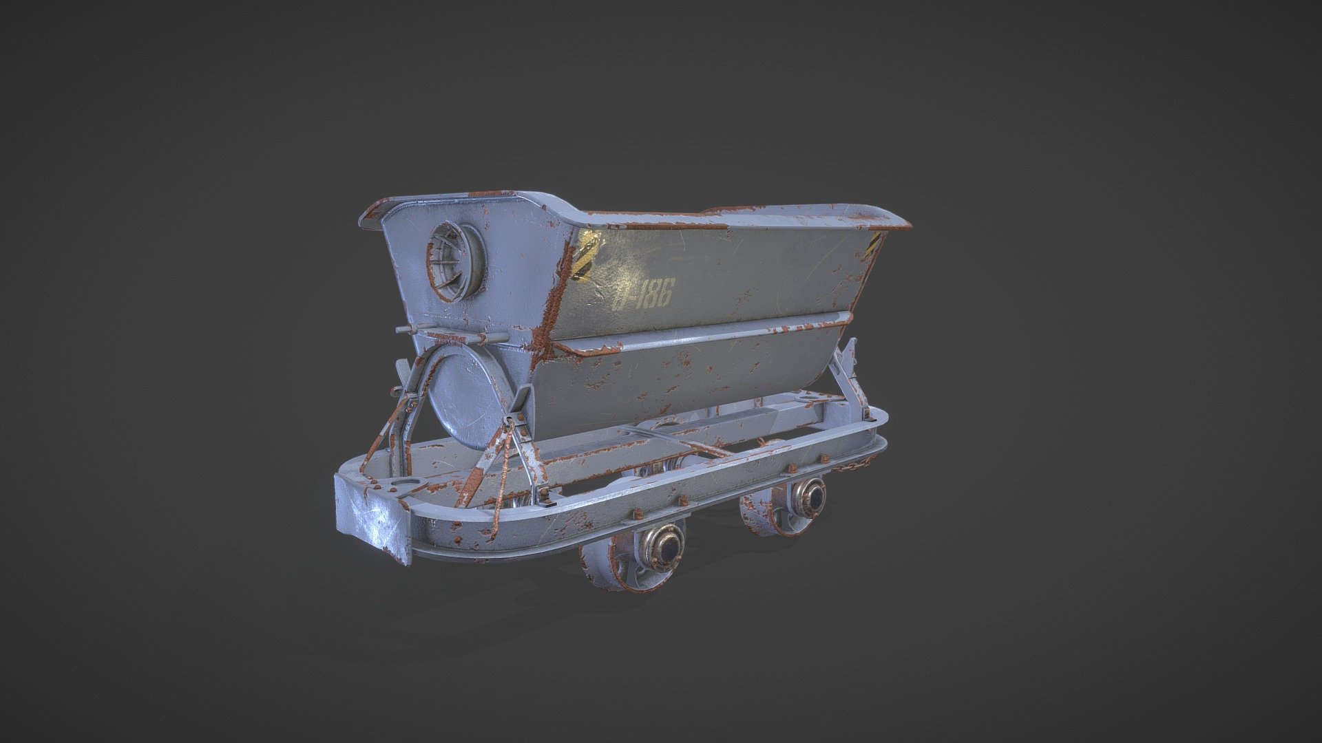Trolley - Download Free 3D model by Alex Borisov (@AlexBorisov ...