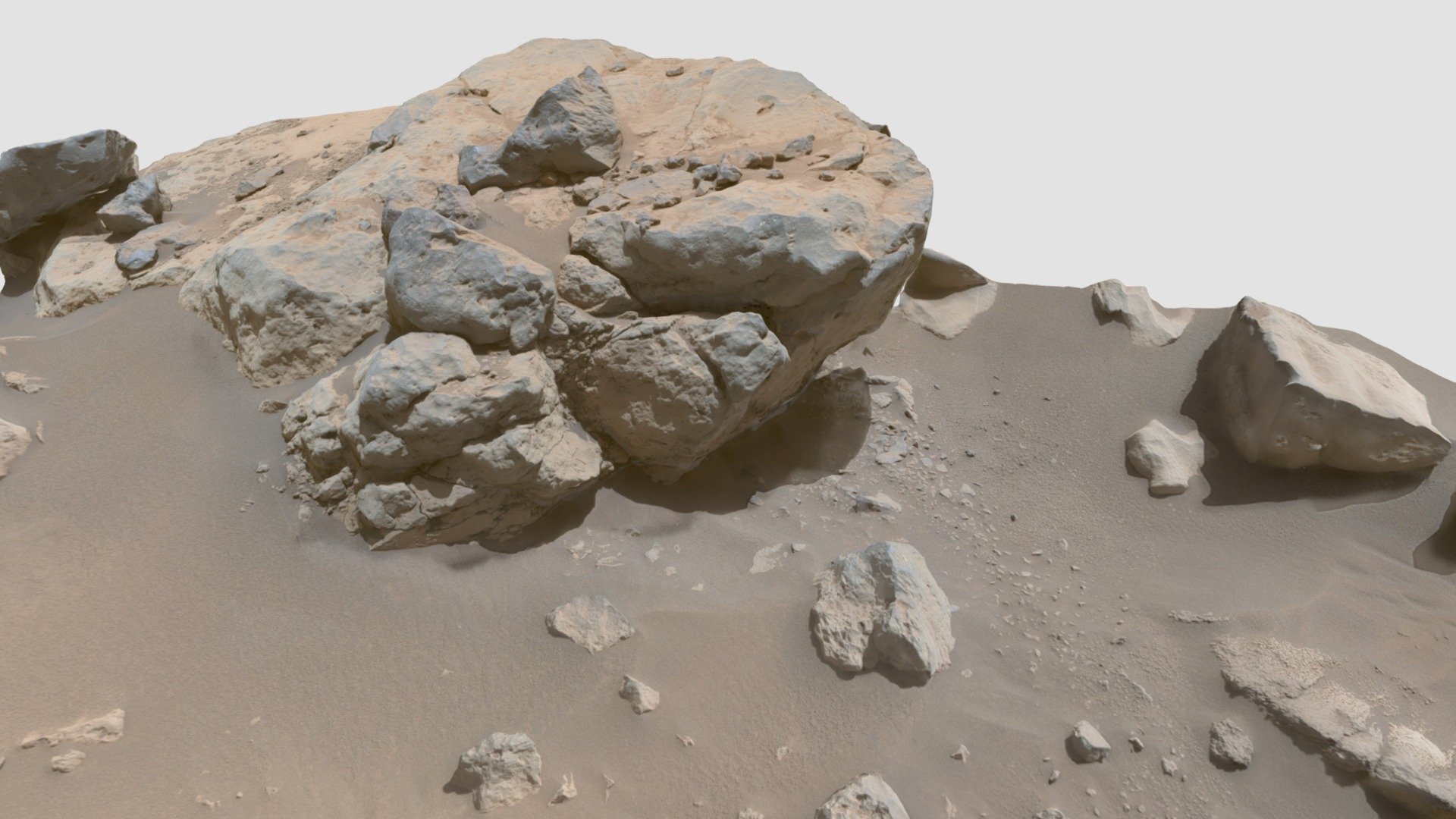 M2020 ZCAM -- Mount Meeker, sol 856 - Download Free 3D model by Mastcam ...