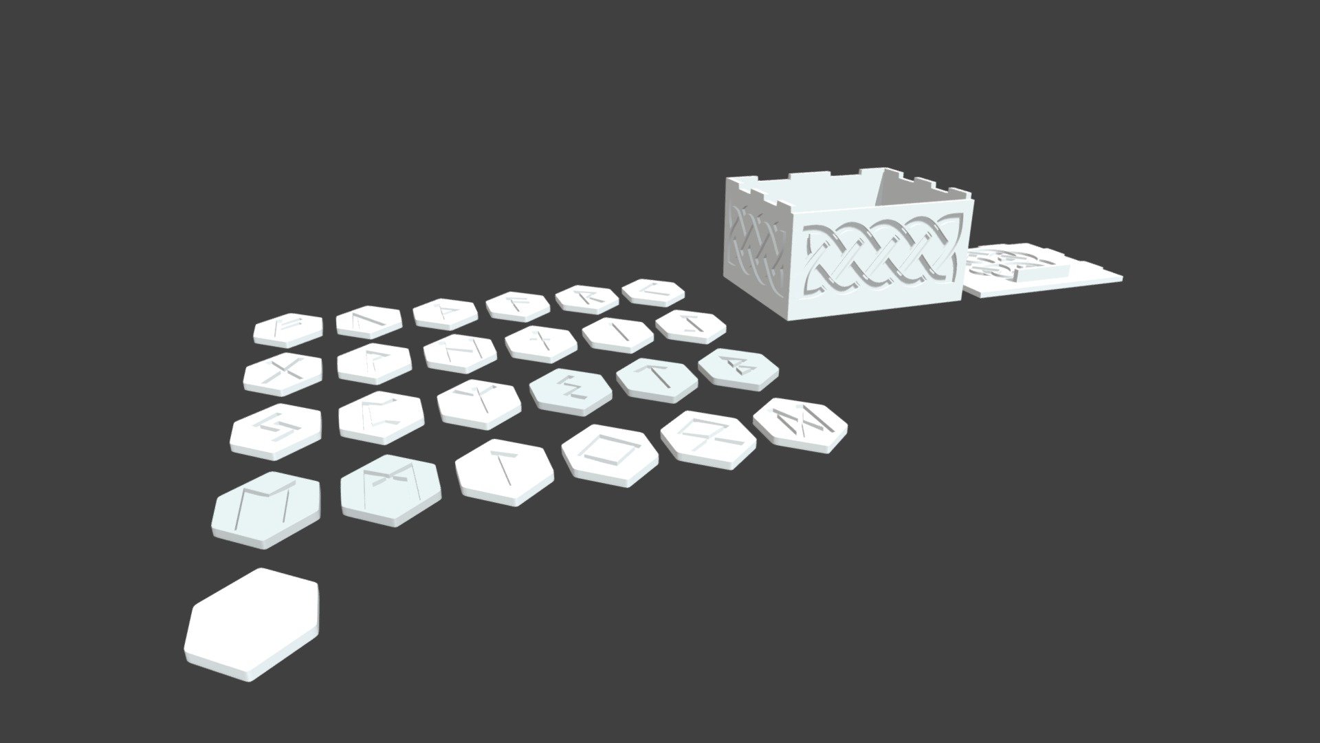 Viking Runes 3D Print - Buy Royalty Free 3D model by Arien Fay ...