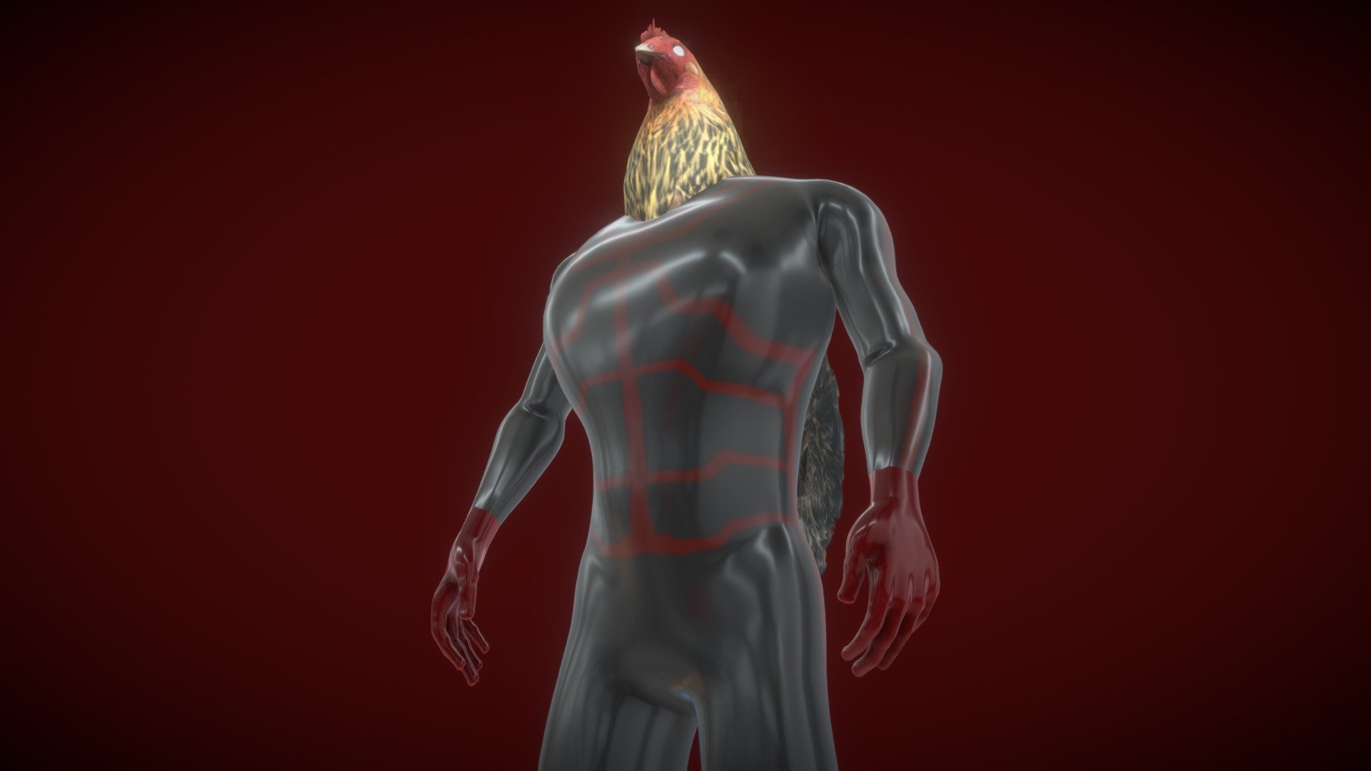 The Chicken Man - Download Free 3D model by Jacob Quintana (@jacobq1004 ...