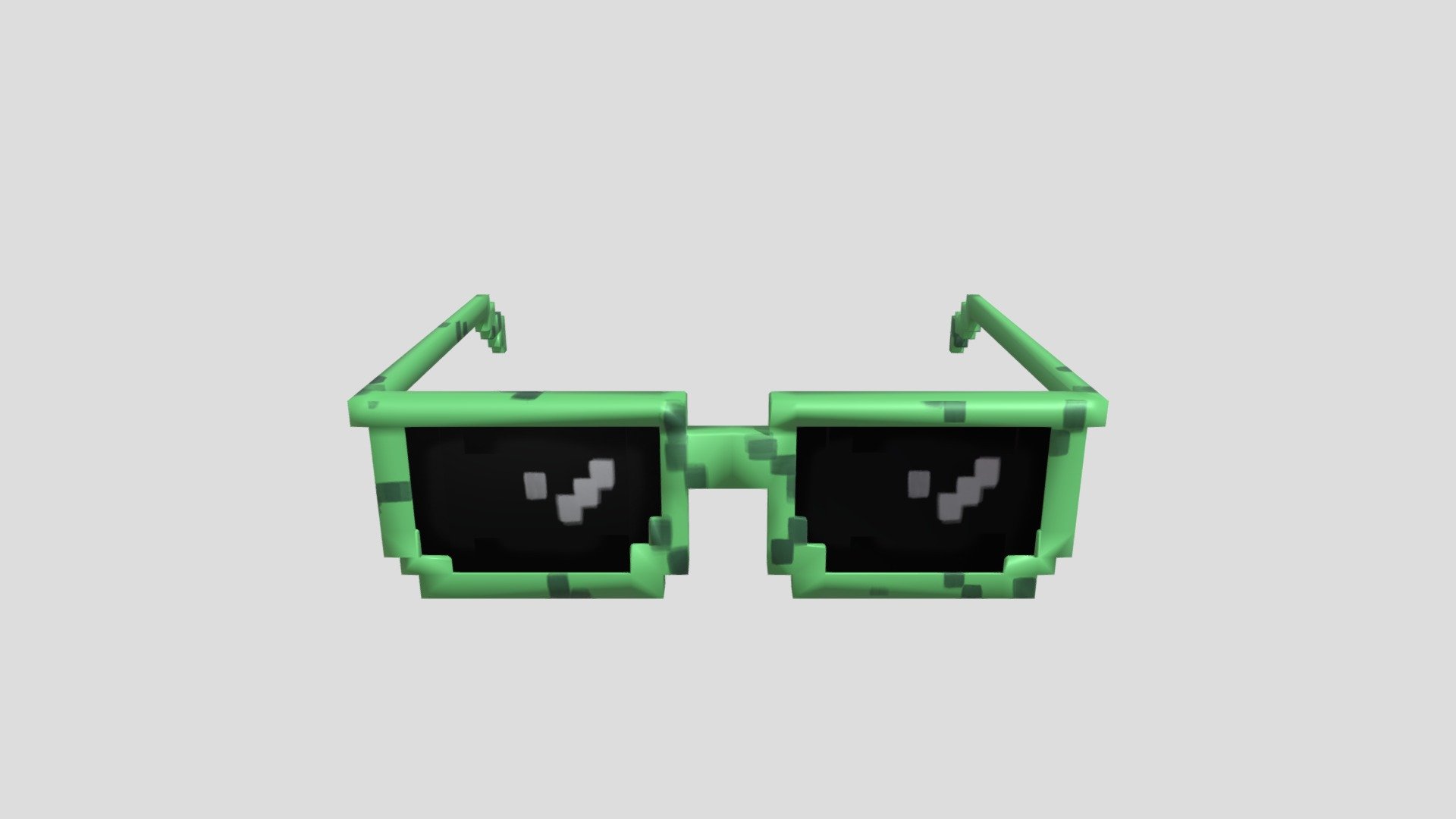 Minecraft Glasses - 3D model by MooSchmoo [9b1b3c7] - Sketchfab