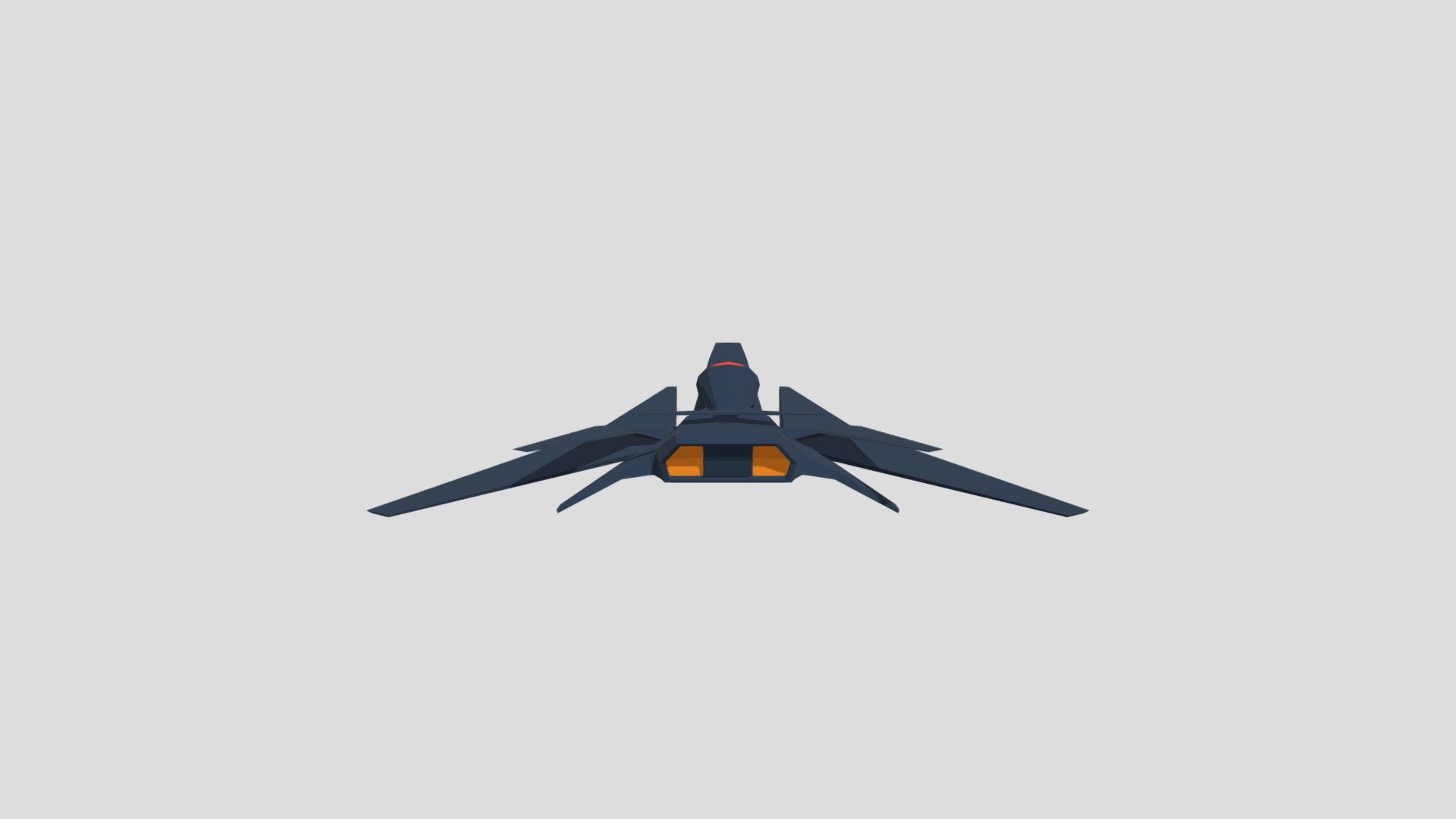 Low Poly Space Ship - 3D model by vikos.taredi [9b1cddb] - Sketchfab