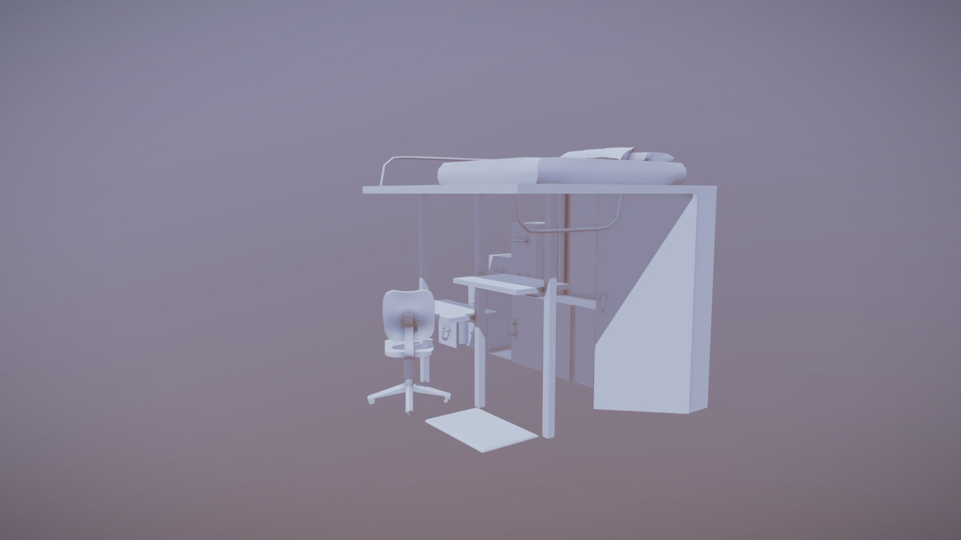 Christina Daley Assignment 03: Bunk Bed Loft - Download Free 3D model ...