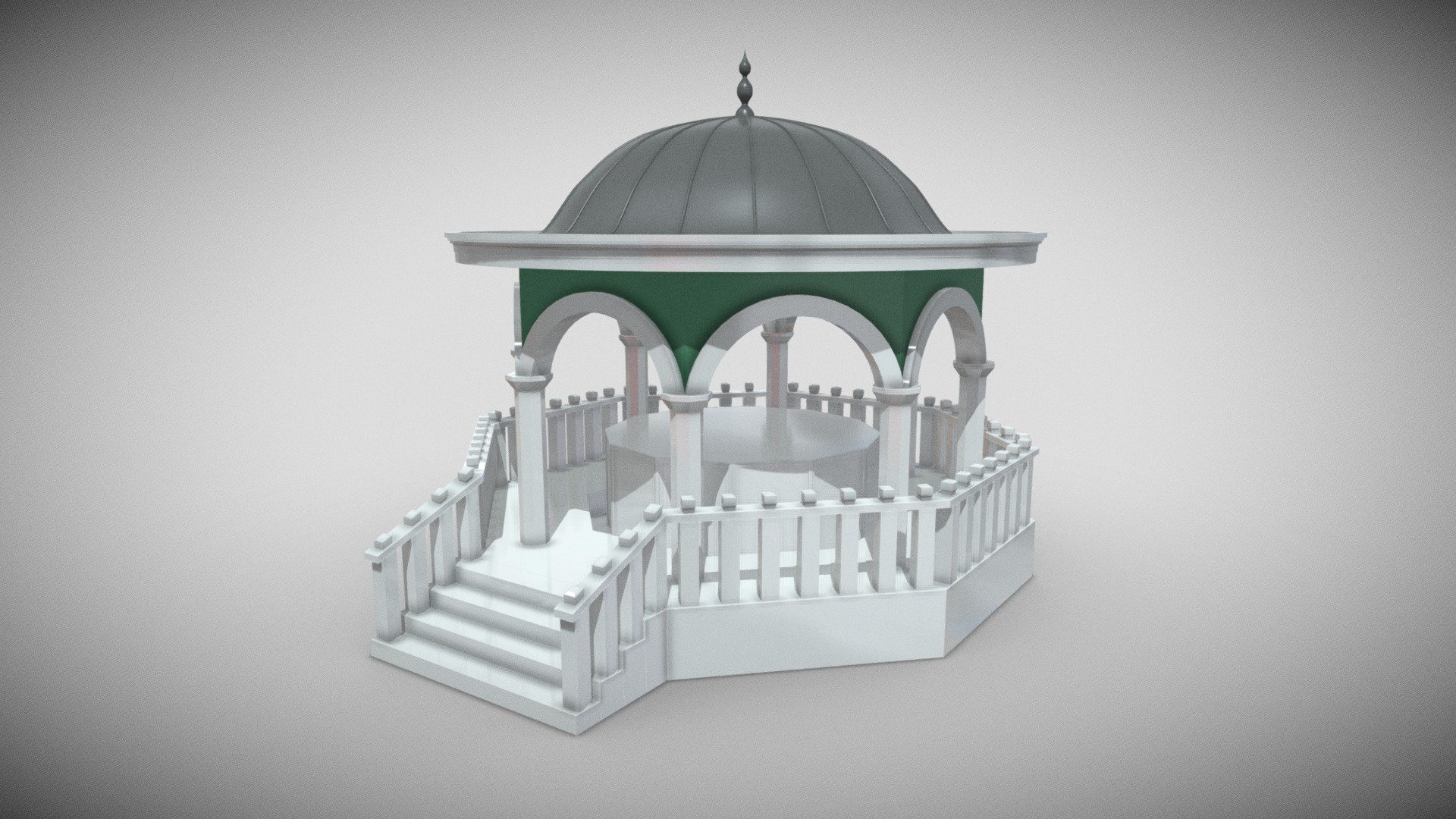 3D Mosque Fountain - 3D model by nvere [9b23aeb] - Sketchfab
