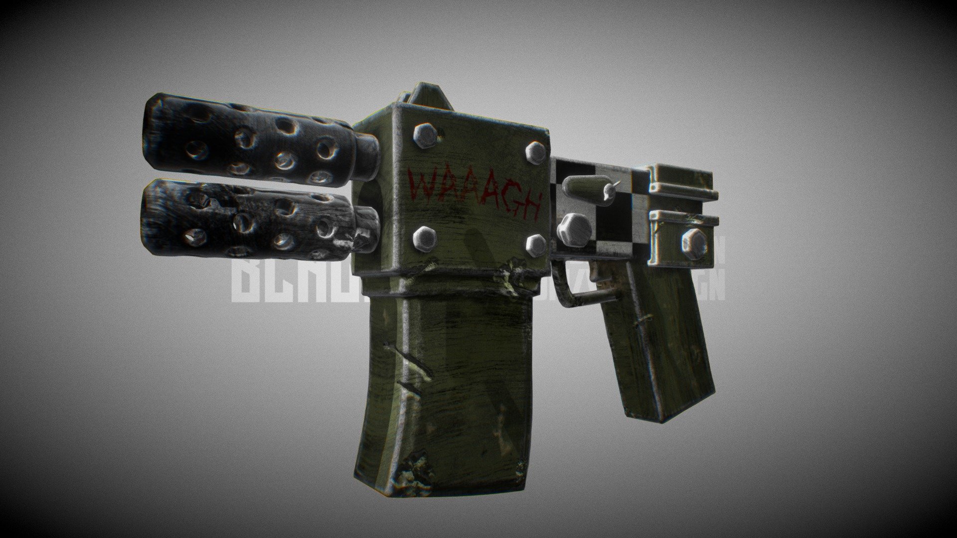 Warhammer 40k Orc bolters - 3D model by Hellbrush [9b254e9] - Sketchfab