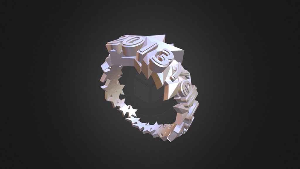 girls class ring - 3D model by hunterlowe [9b28241] - Sketchfab