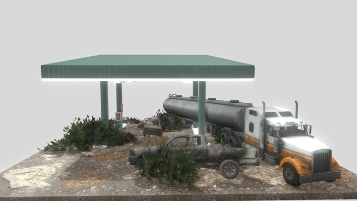 Gas-station 3D models - Sketchfab