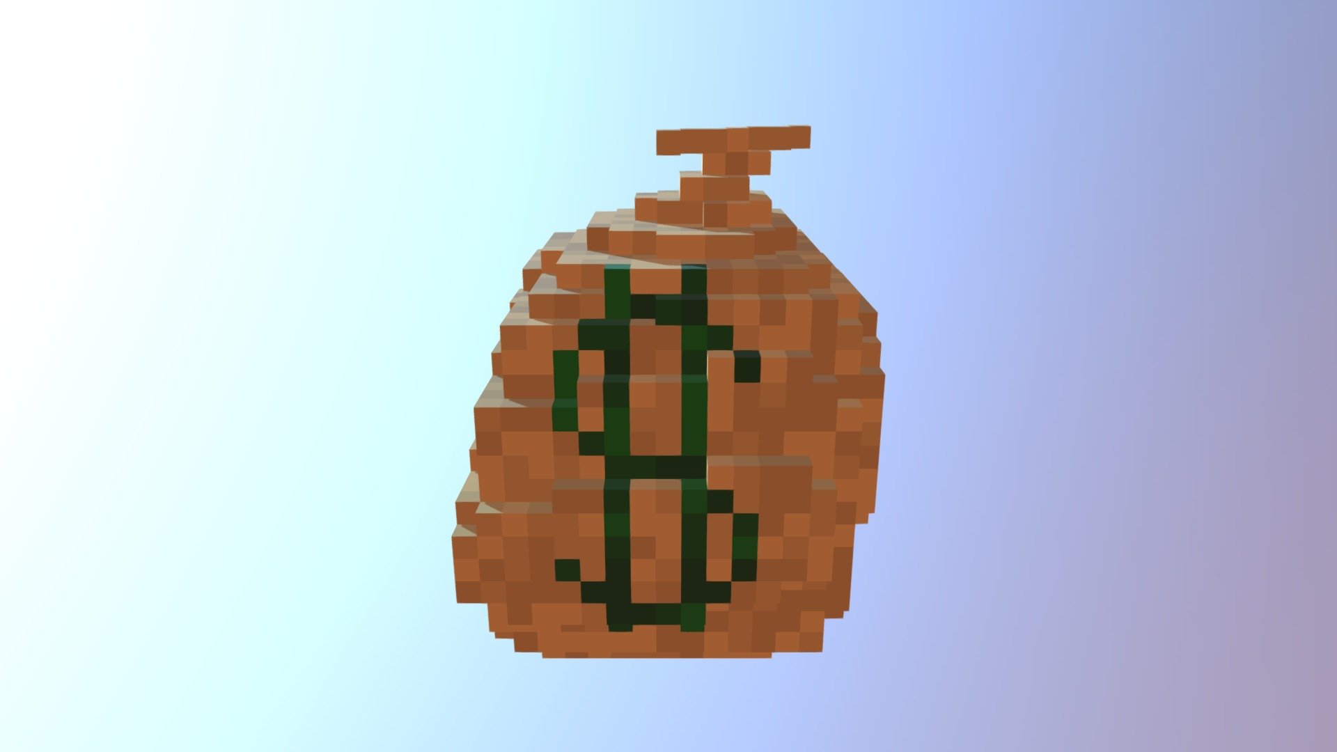Voxel Moneybag - 3D model by osid54 [9b2a7ca] - Sketchfab