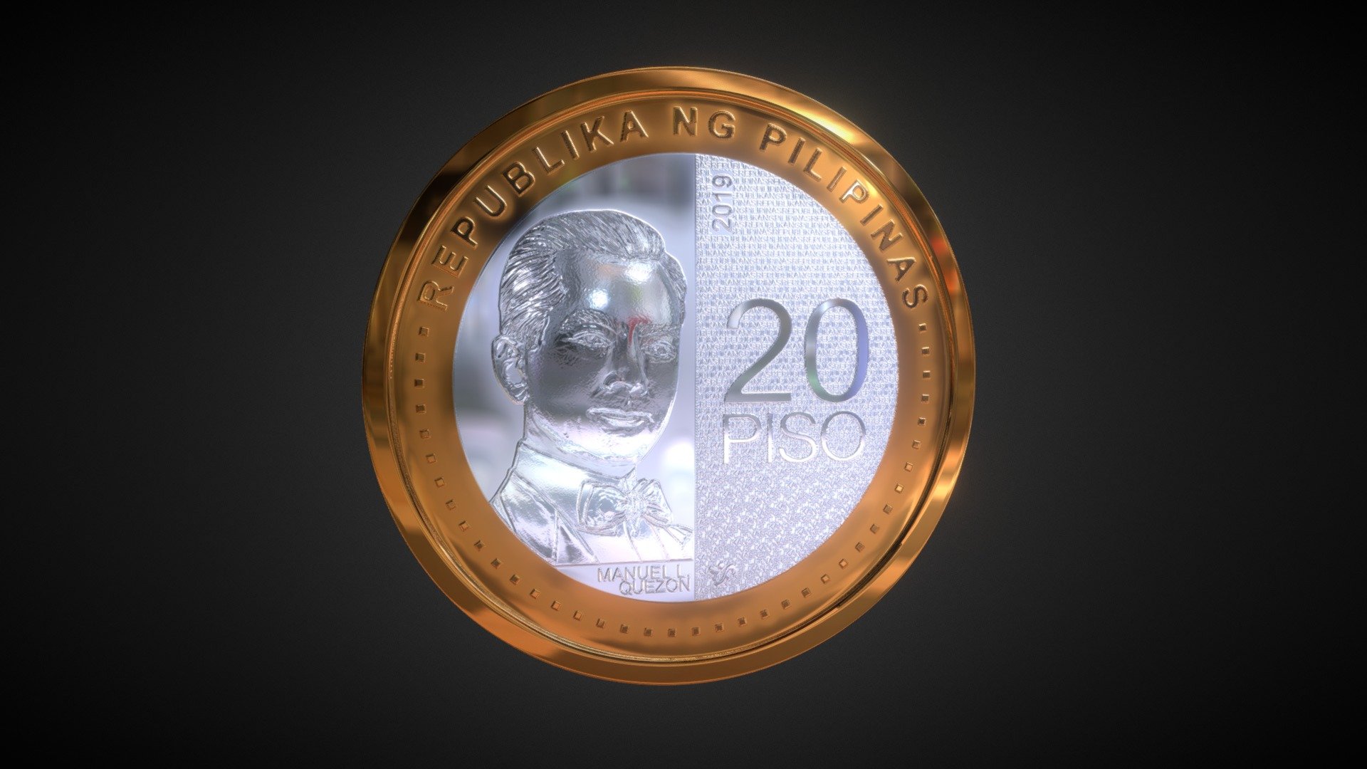 P20 Philippine coin - 3D model by Iitchan25 (@25Iitchan) [9b2b4ba ...