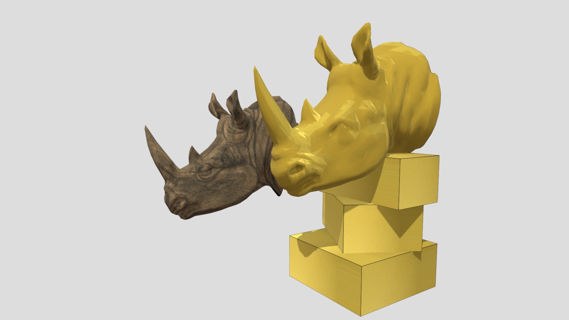 Rhino - 3D model by Yateer [9b2c2d7] - Sketchfab
