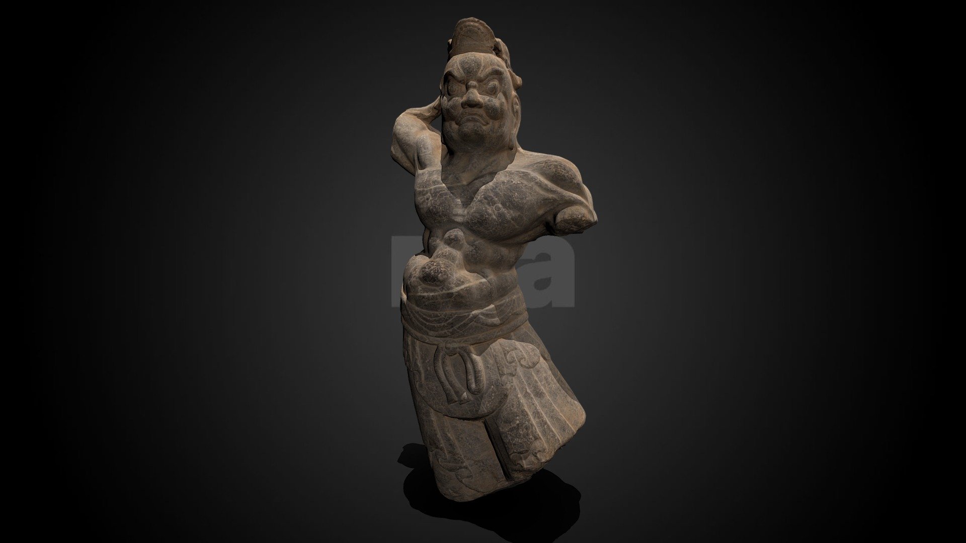 Dvarapala (Guardian Figure), 8th century CE - Download Free 3D model by ...