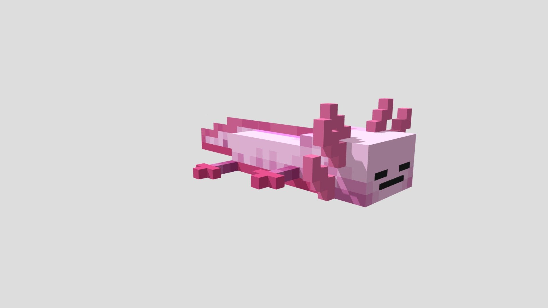 minecraft axolotol made by me - 3D model by realism (@RealismModels ...